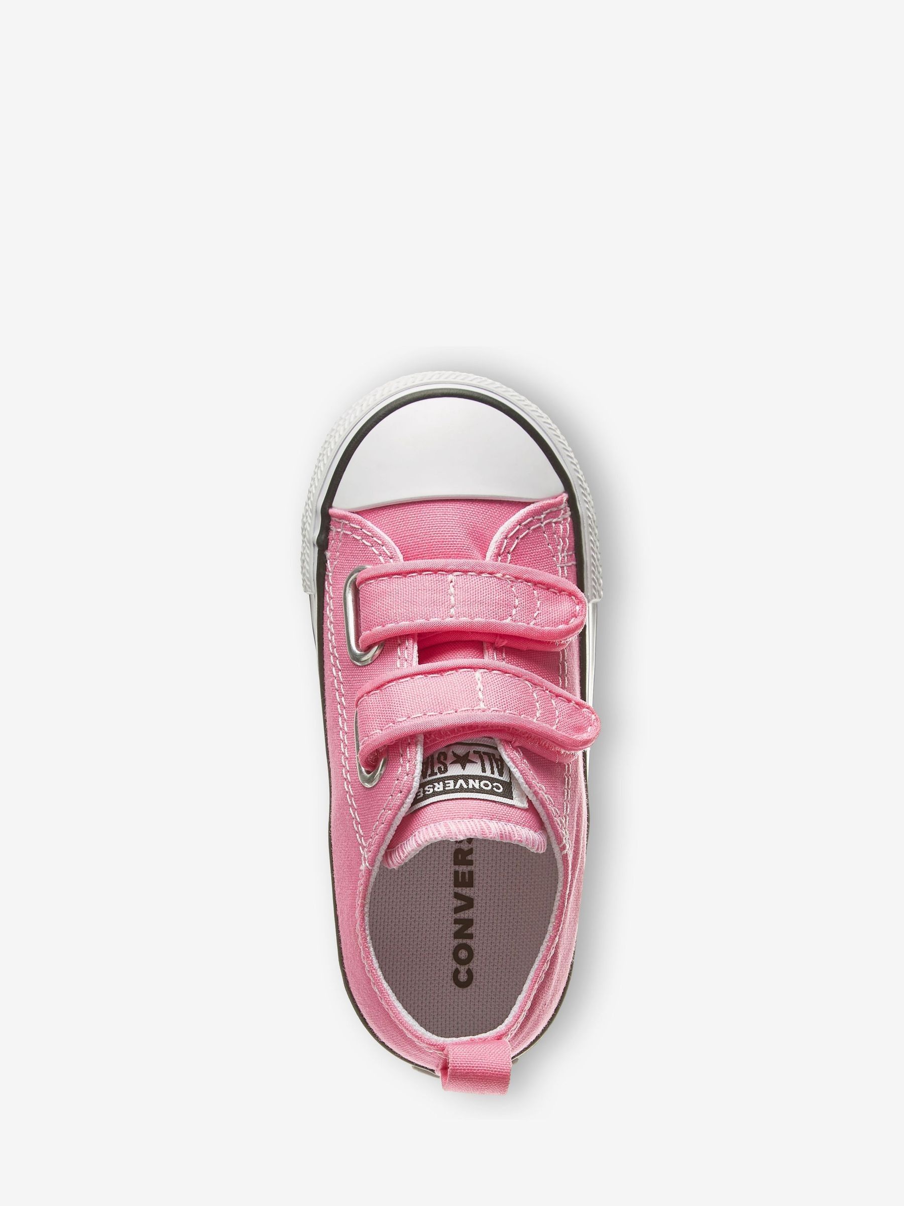 Buy Converse Pink Hook and Loop Chuck Taylor All Star Infant Trainers ...