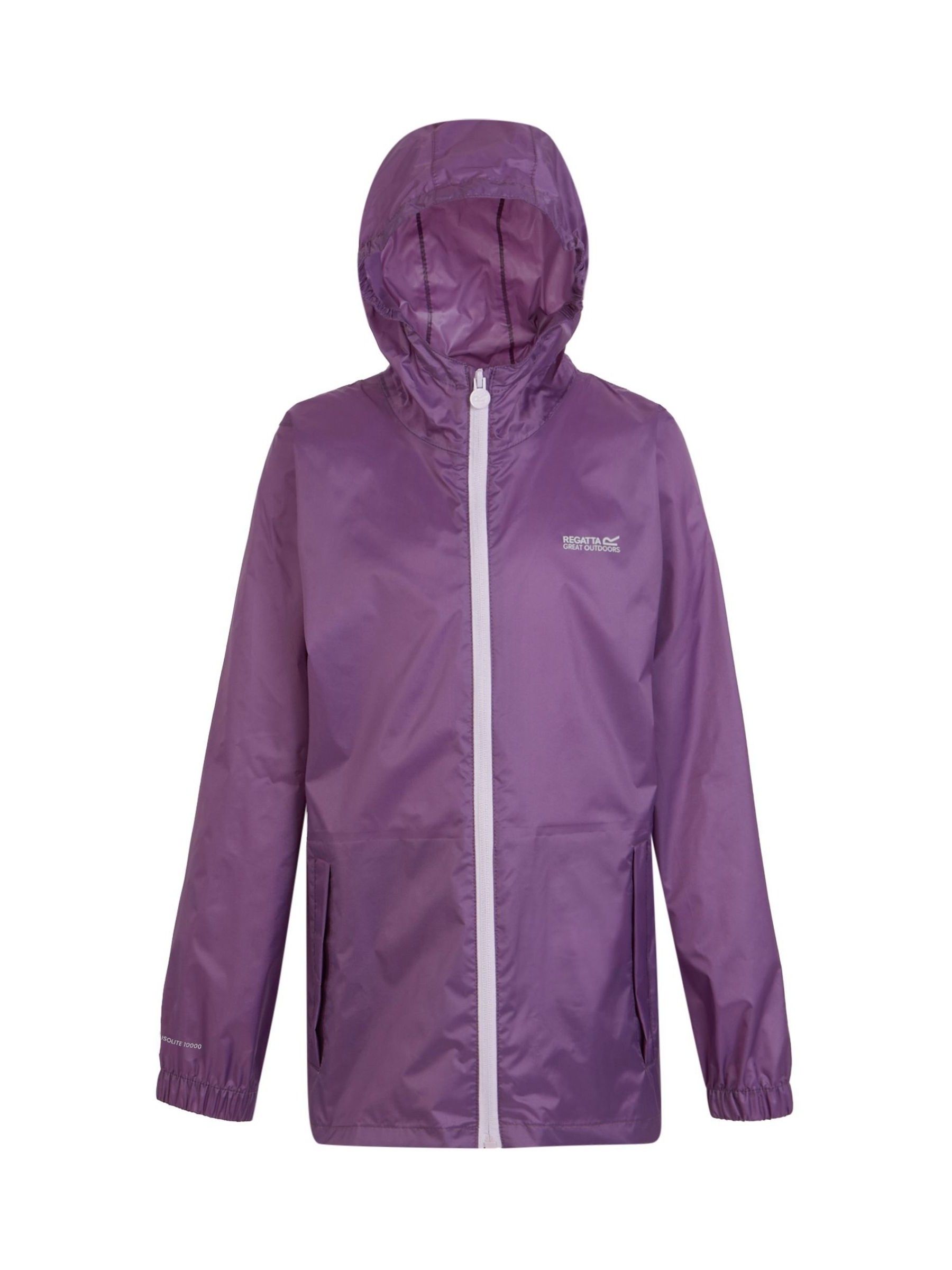 Buy Regatta Purple Kids Waterproof Pack It Jacket III from the Next UK ...