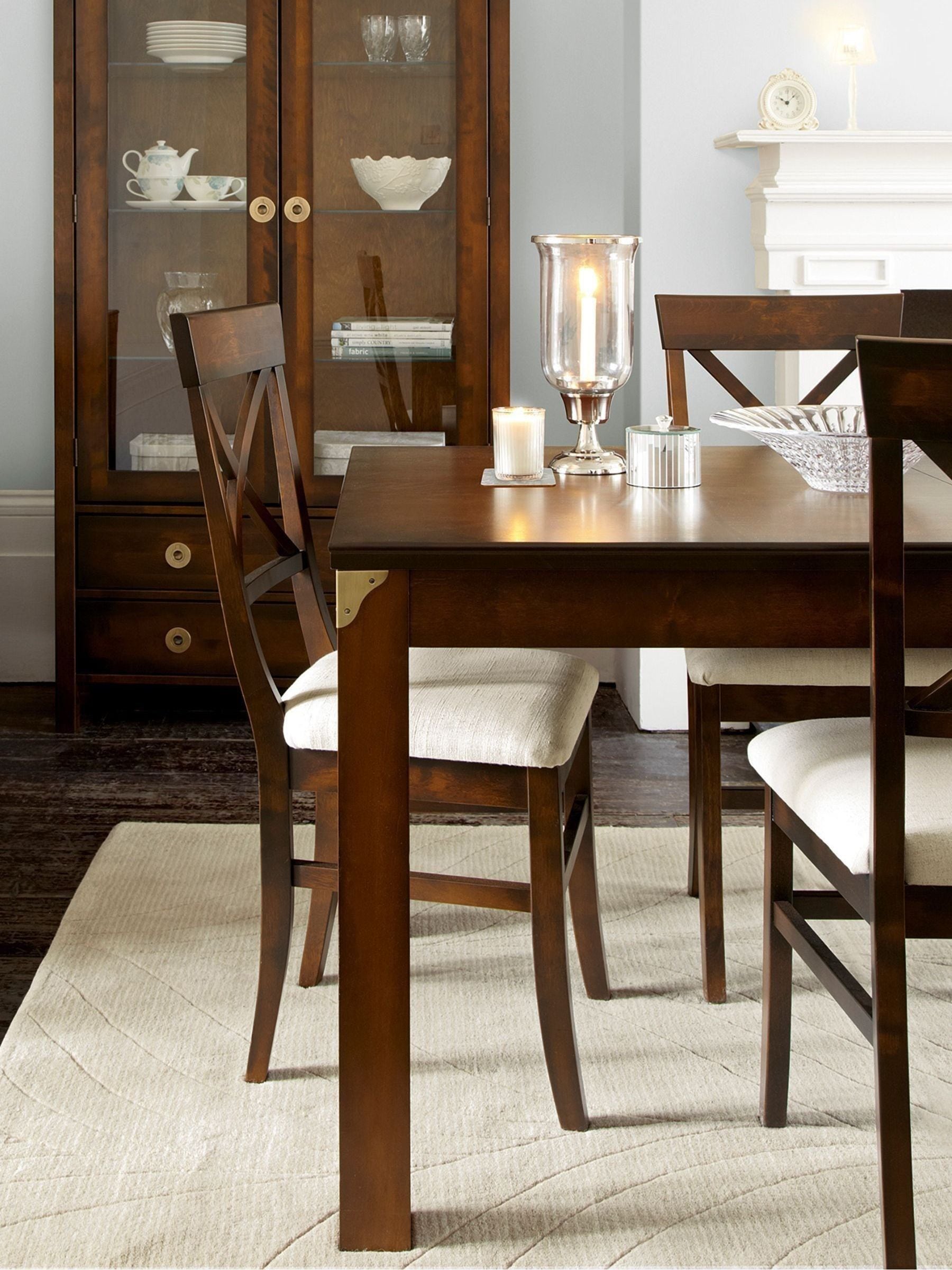 Buy Laura Ashley Set of 2 Dark Chestnut Balmoral Dining Chairs from the Next UK online shop