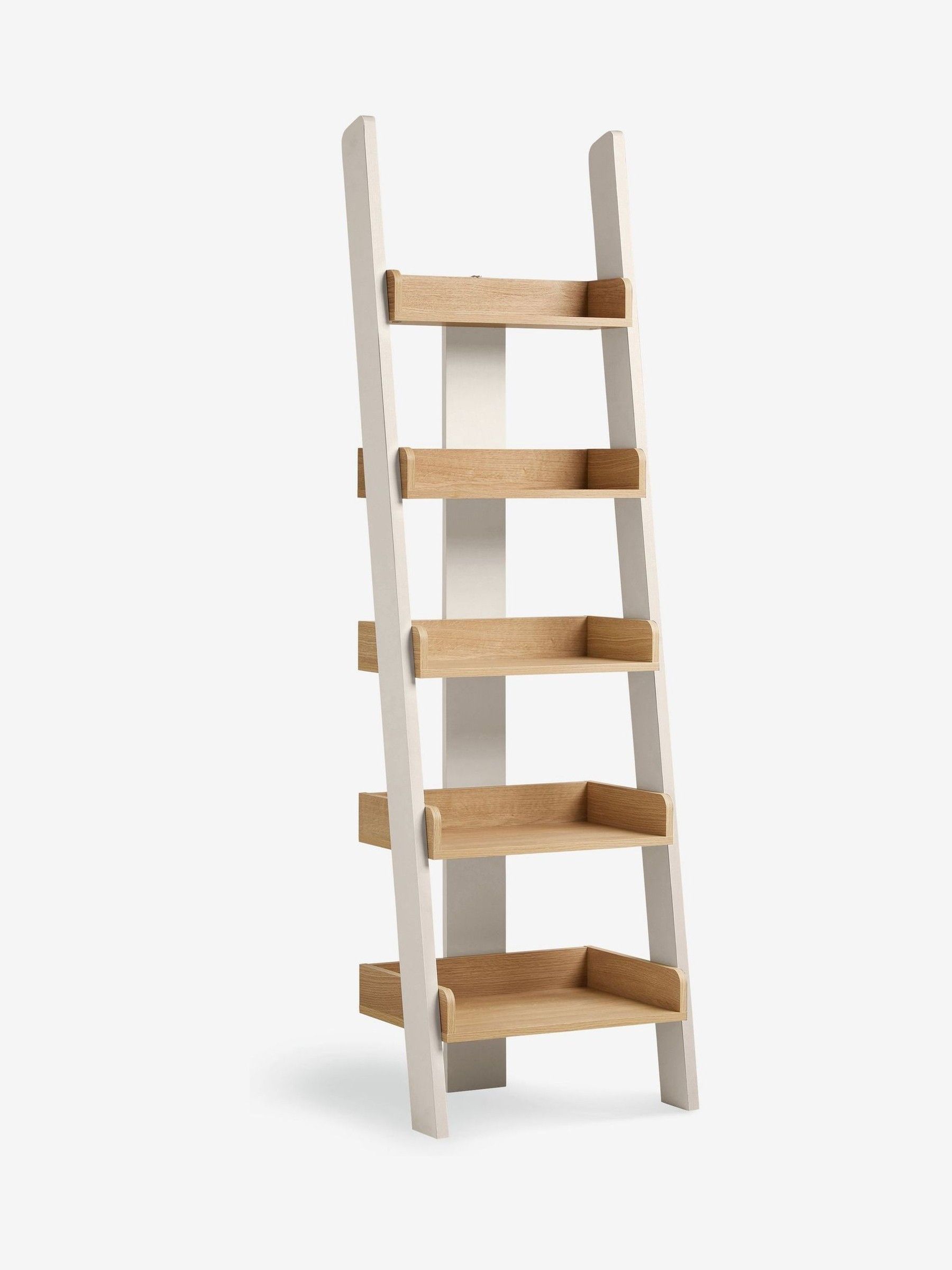Buy Cream Malvern Oak Effect Narrow Ladder Shelf from the Next UK ...