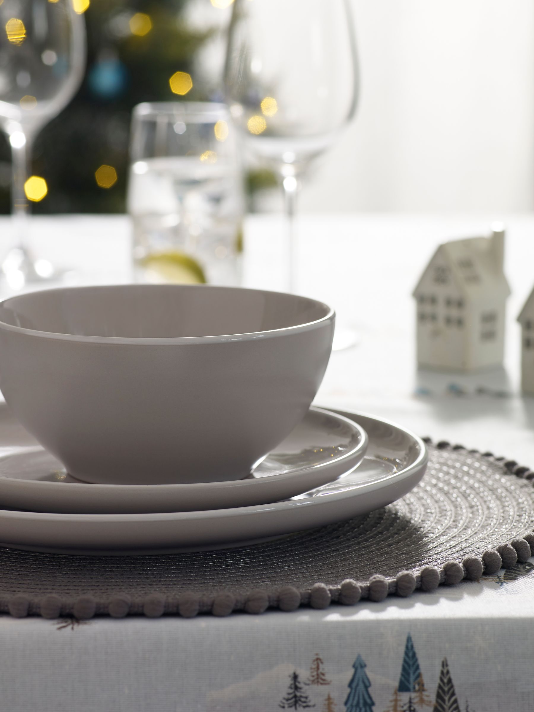 Buy 12 Piece Dove Warwick Dinner Set from Next Ireland
