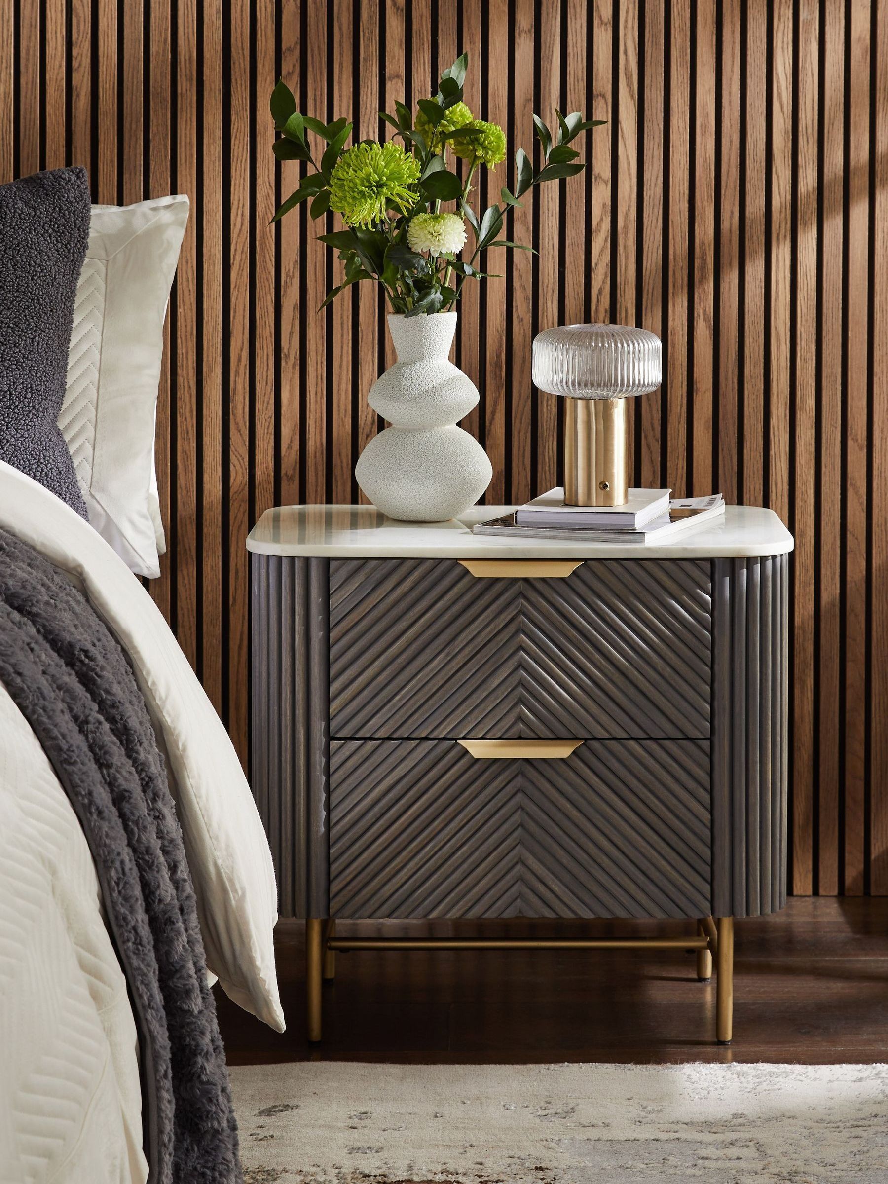 Large grey bedside tables store