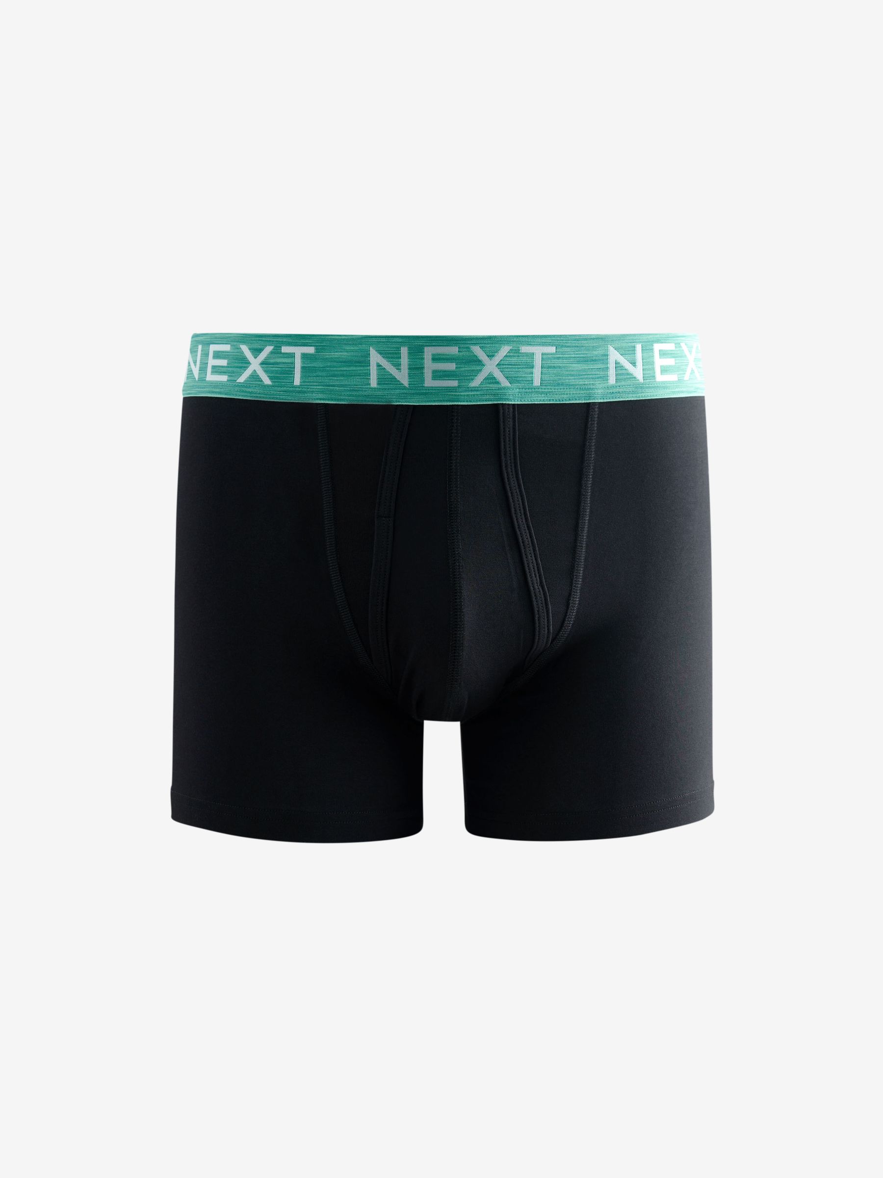 Buy Black Silver Colour Pop Marl 10 pack A-Front Boxers from the Next ...