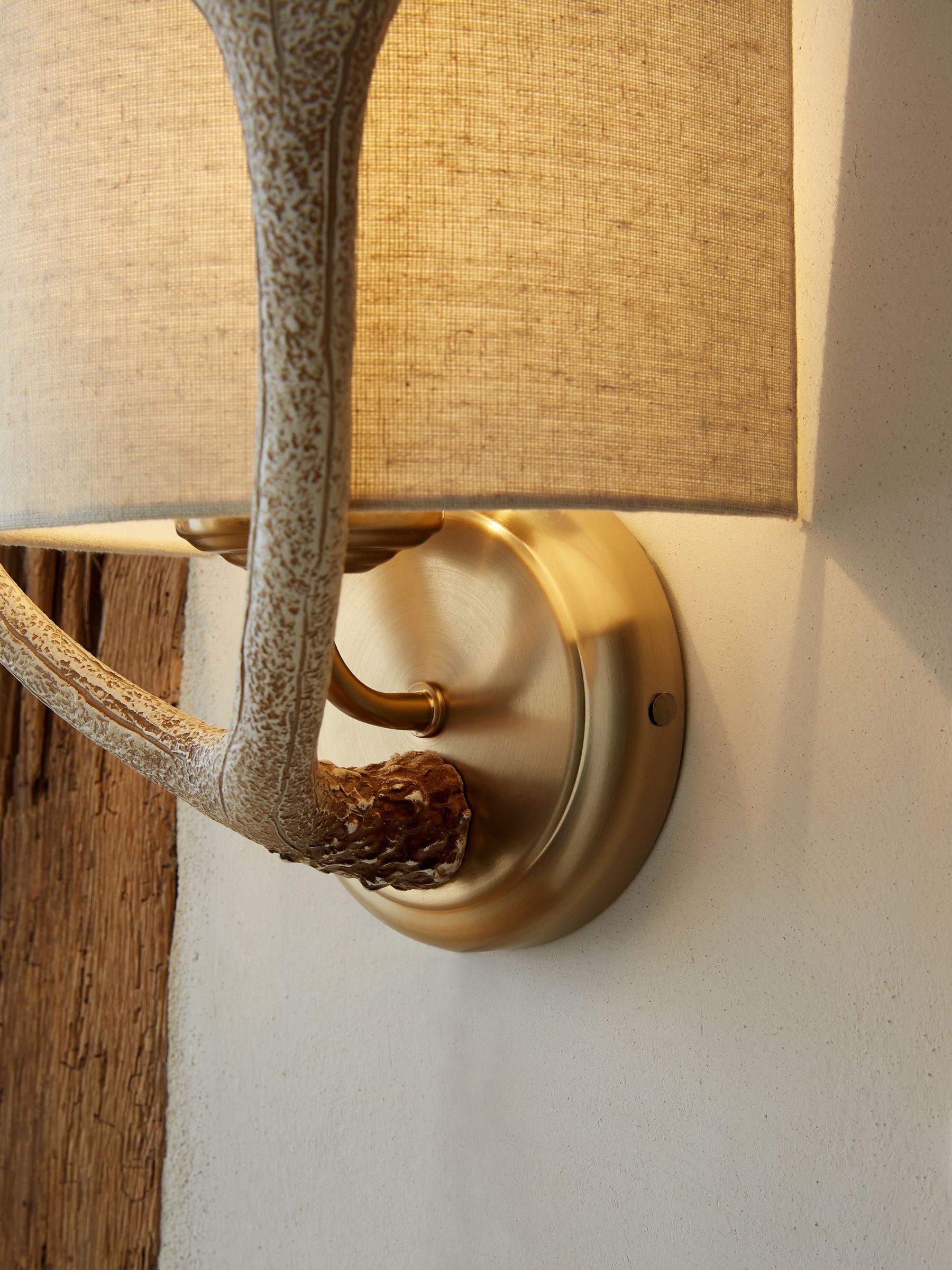 Buy Natural Antler Wall Light from the Next UK online shop