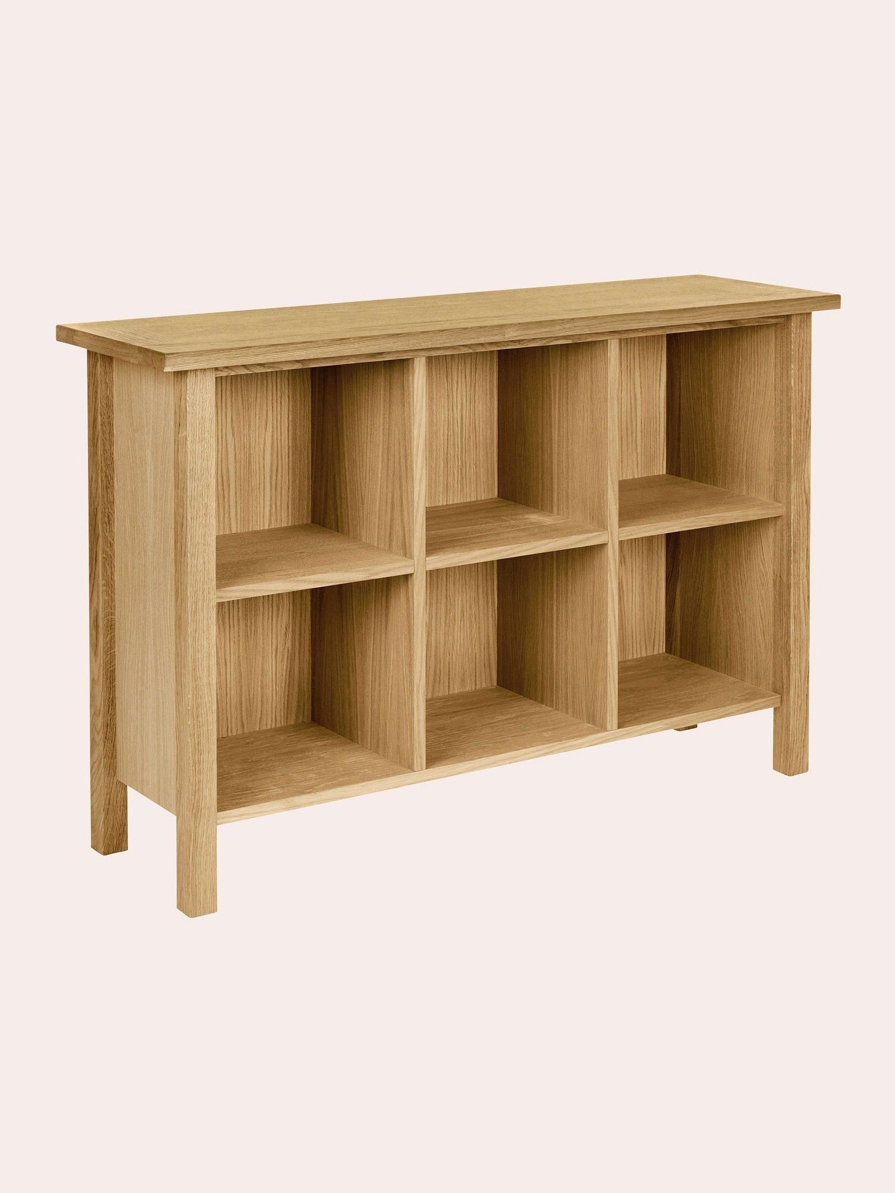 Buy Laura Ashley Oak Milton Low Bookcase from the Next UK online shop
