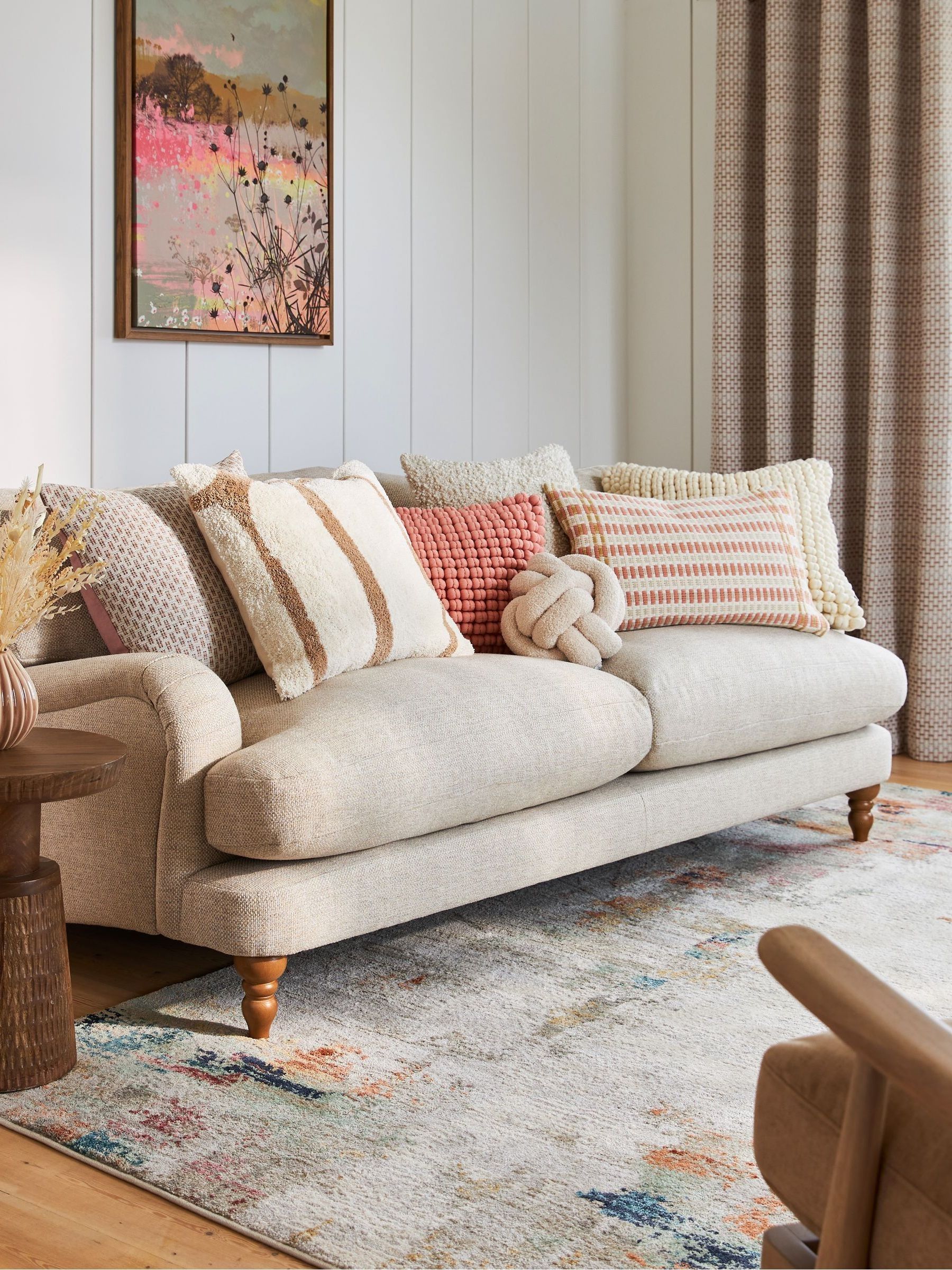 Buy Natural Abstract Berber 50 x 50cm Cushion from the Next UK online shop