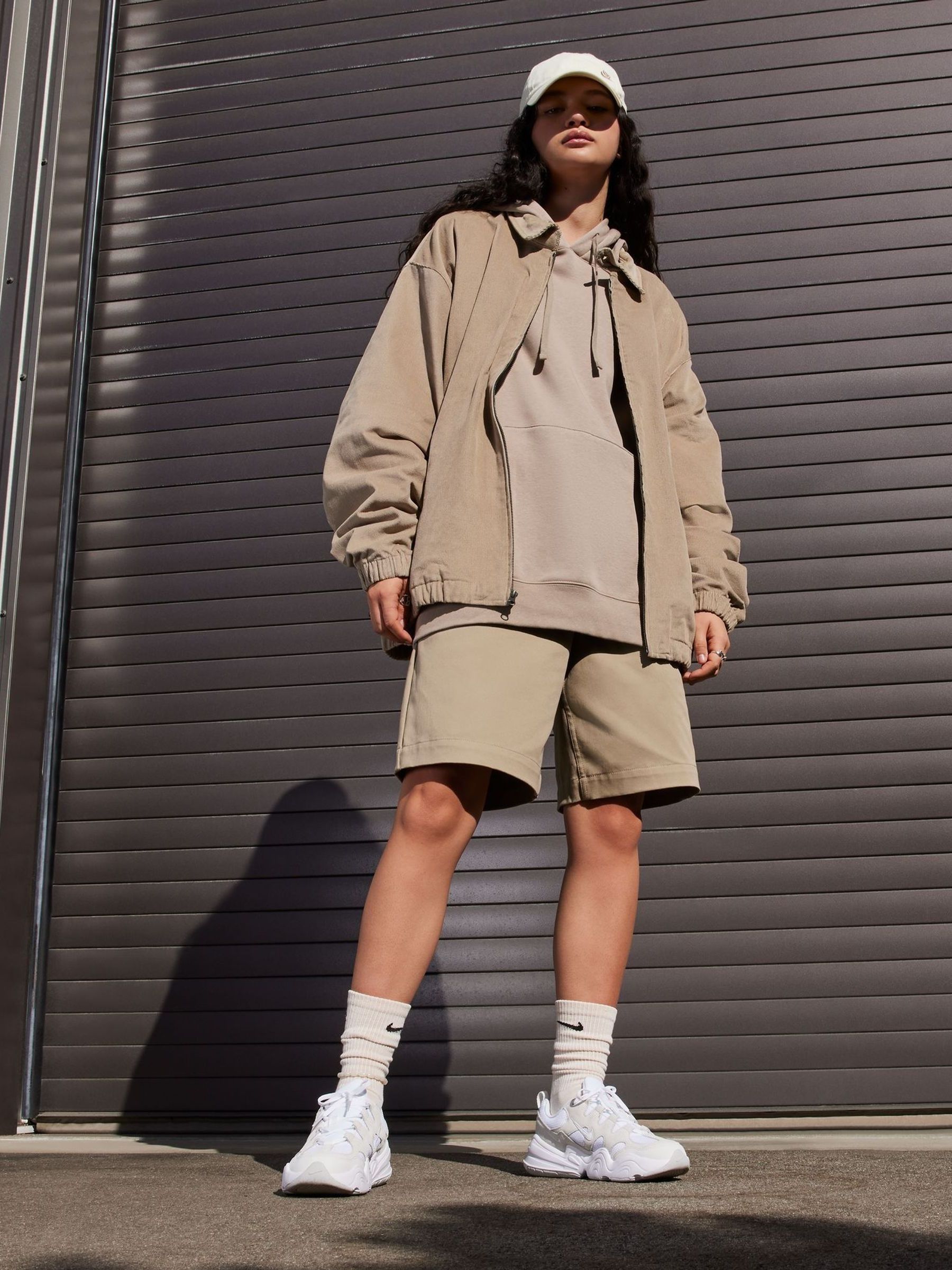 Buy Nike Light Grey Tech Hera Trainers from the Next UK online shop