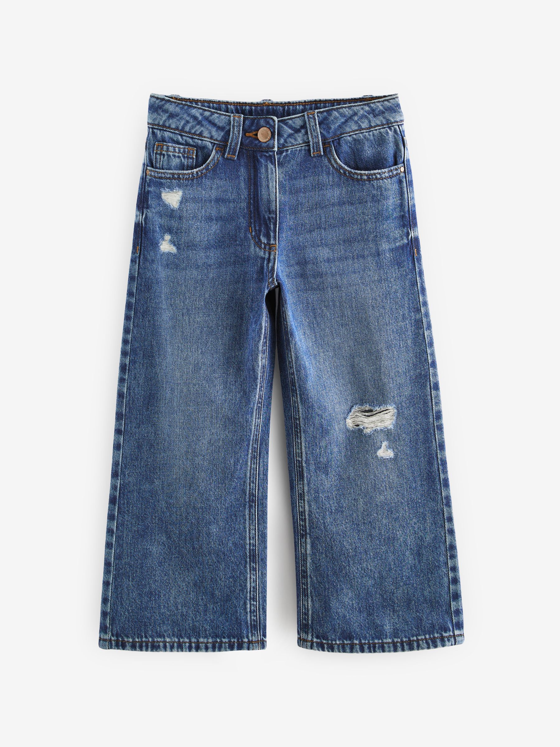 Buy Dark Wash Wide Leg Jeans (3-16yrs) from Next Ireland