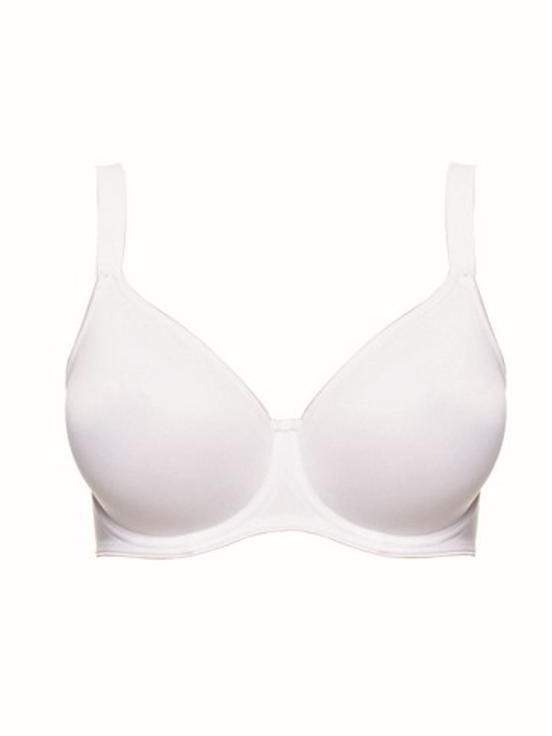 Buy Fantasie White Non Pad Balcony Smoothing Underwire Seamless Bra ...