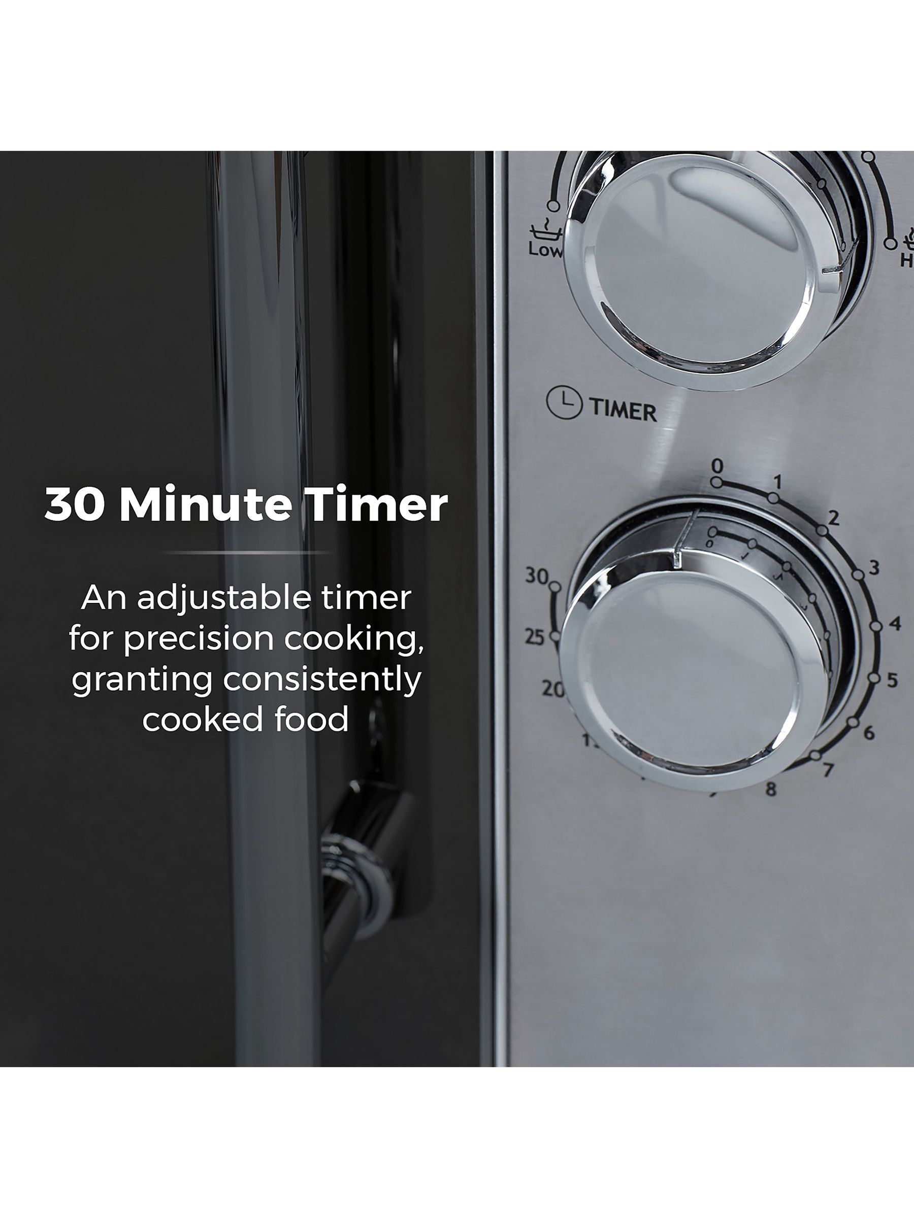 Buy Tower Silver 800w Microwave from the Next UK online shop