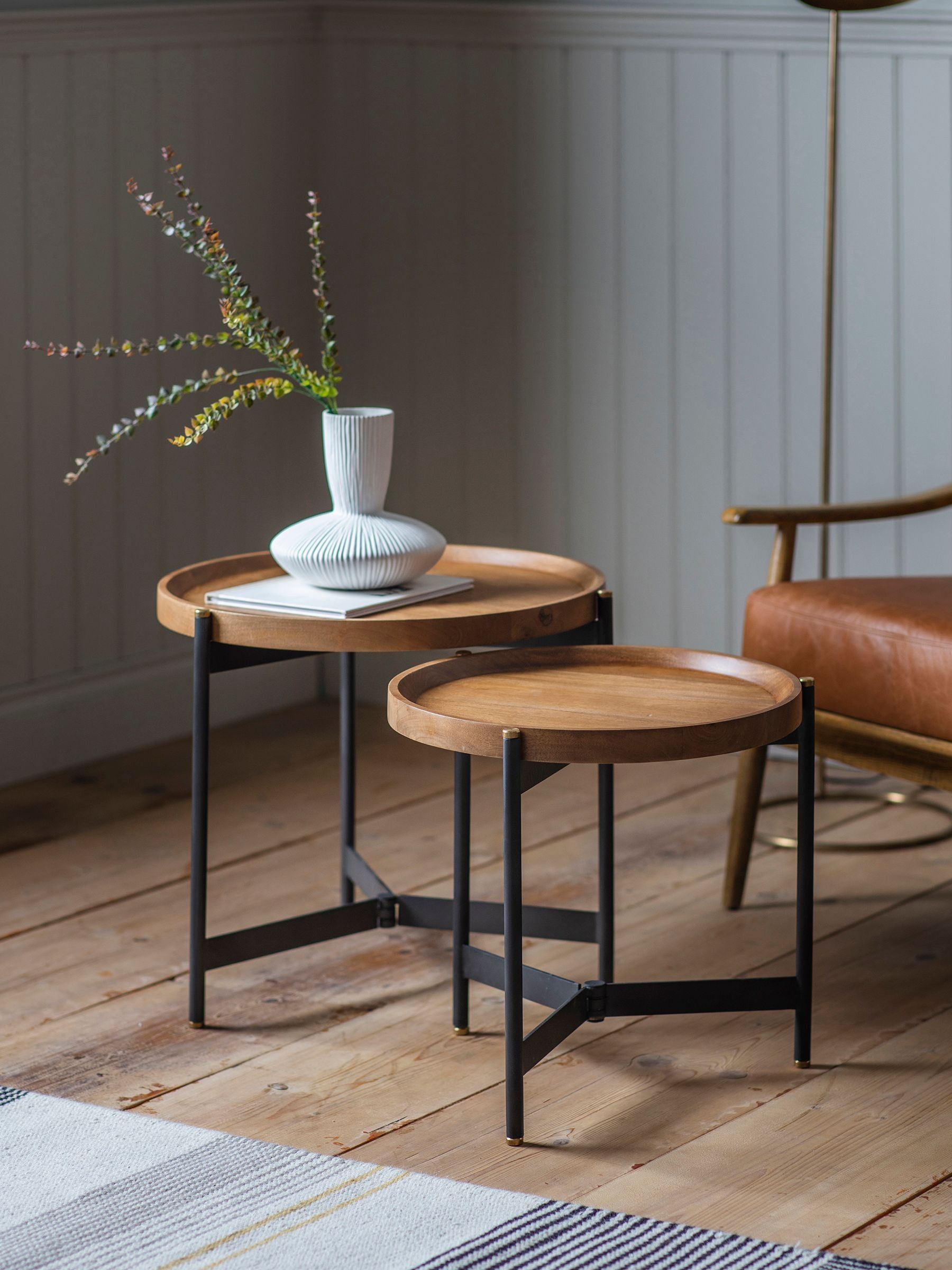 Buy Gallery Home Black Nest of Tables from the Next UK online shop