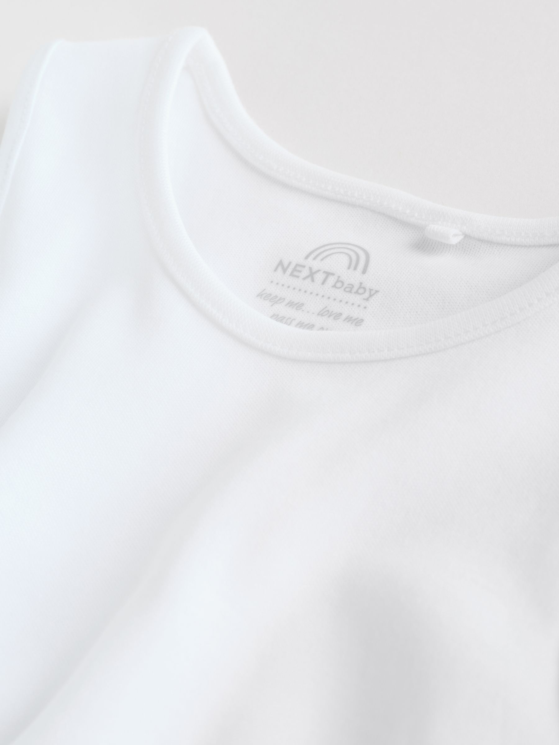 Buy White 5 Pack Baby Vest Bodysuits from the Next UK online shop