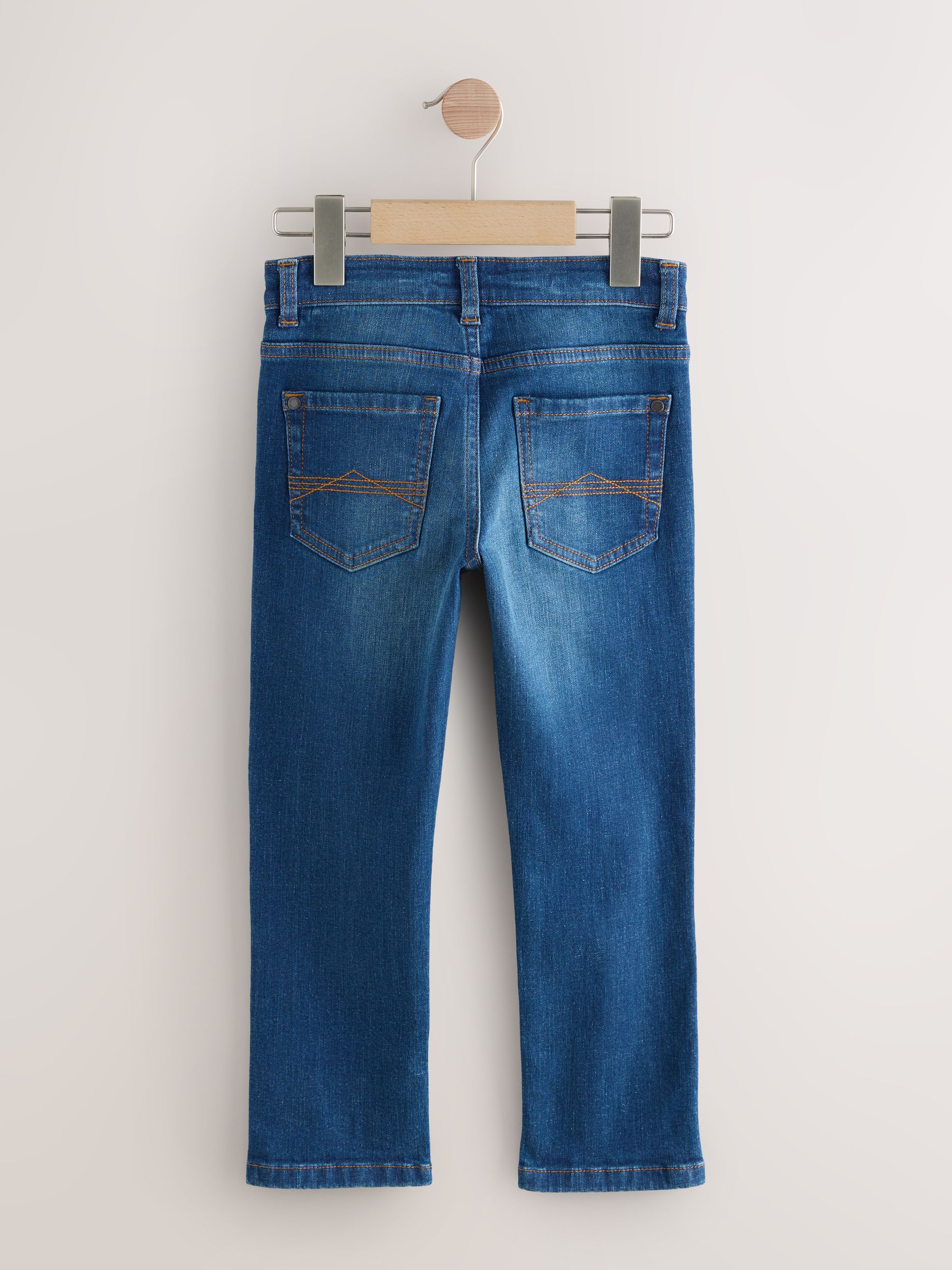 Buy Blue Regular Fit Stretch Jeans (3-17yrs) from Next USA
