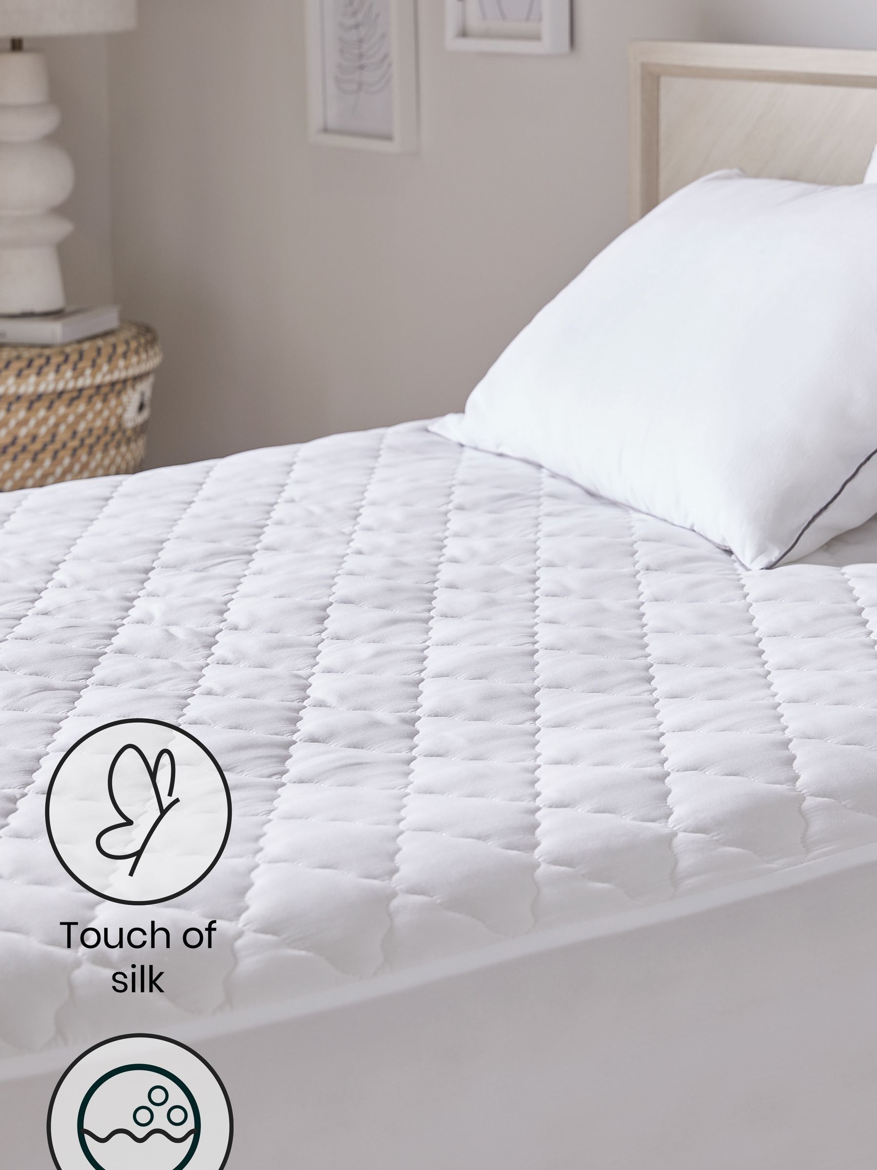 Buy Sleep In Silk Deep Mattress Protector from the Next UK online shop