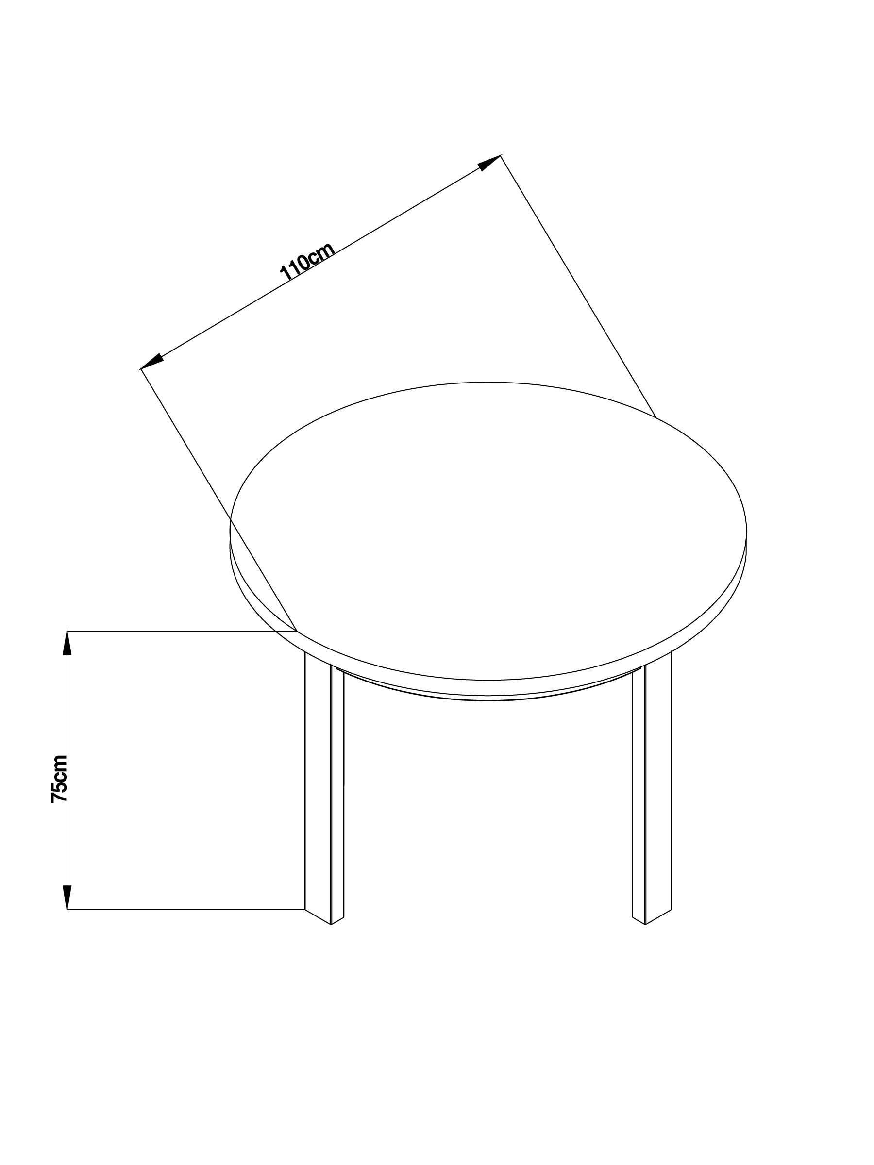 Buy Dark Bronx Oak Effect 4 Seater Round Dining Table from the Next UK ...