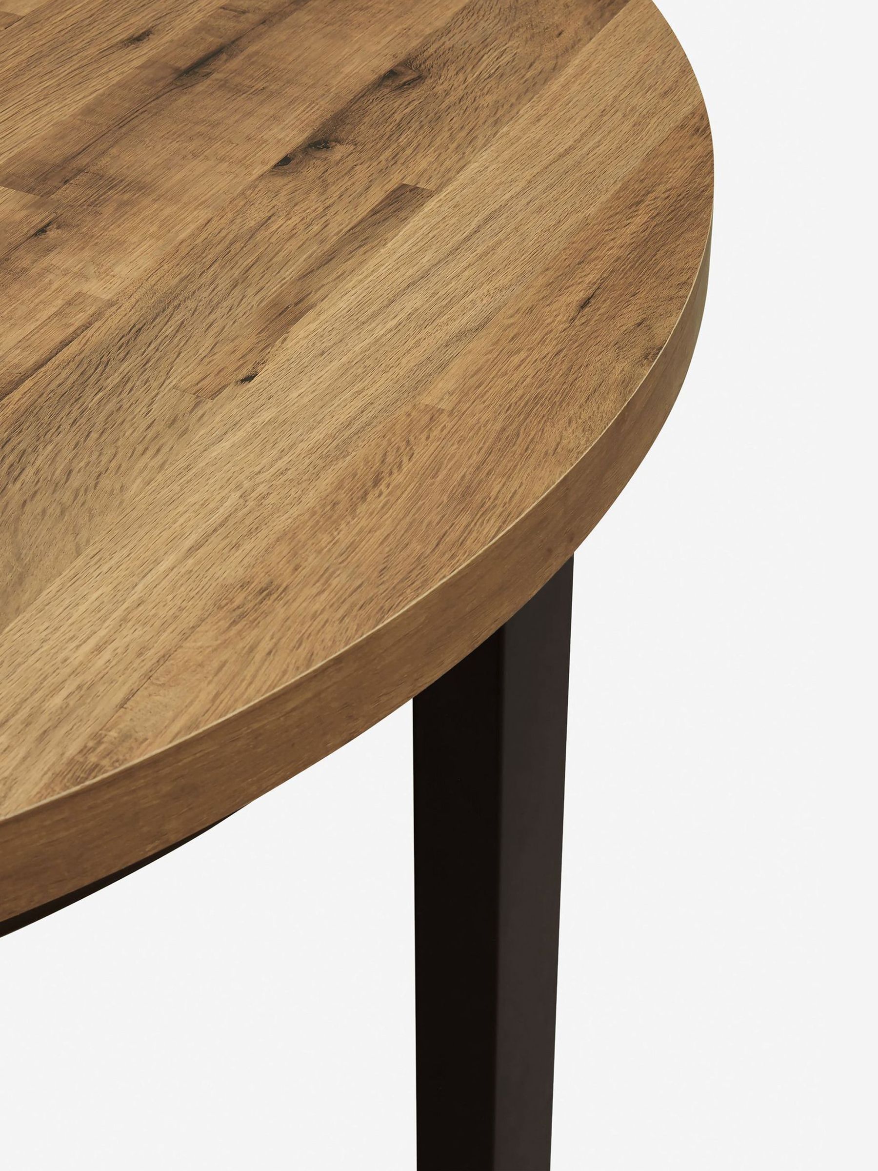 Buy Dark Bronx Oak Effect 4 Seater Round Dining Table from the Next UK ...