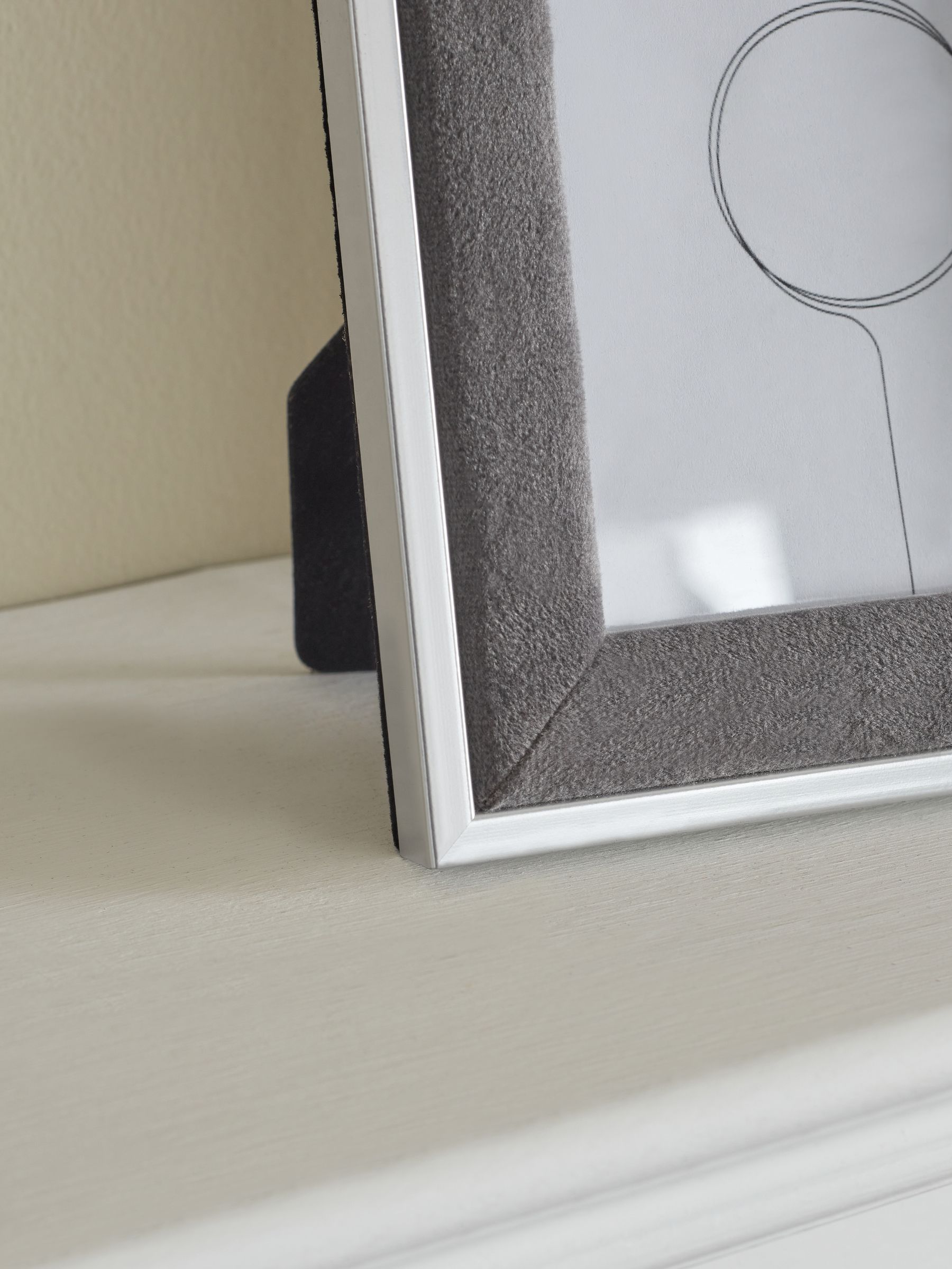 Buy Grey Velvet Picture Frame from Next Ireland