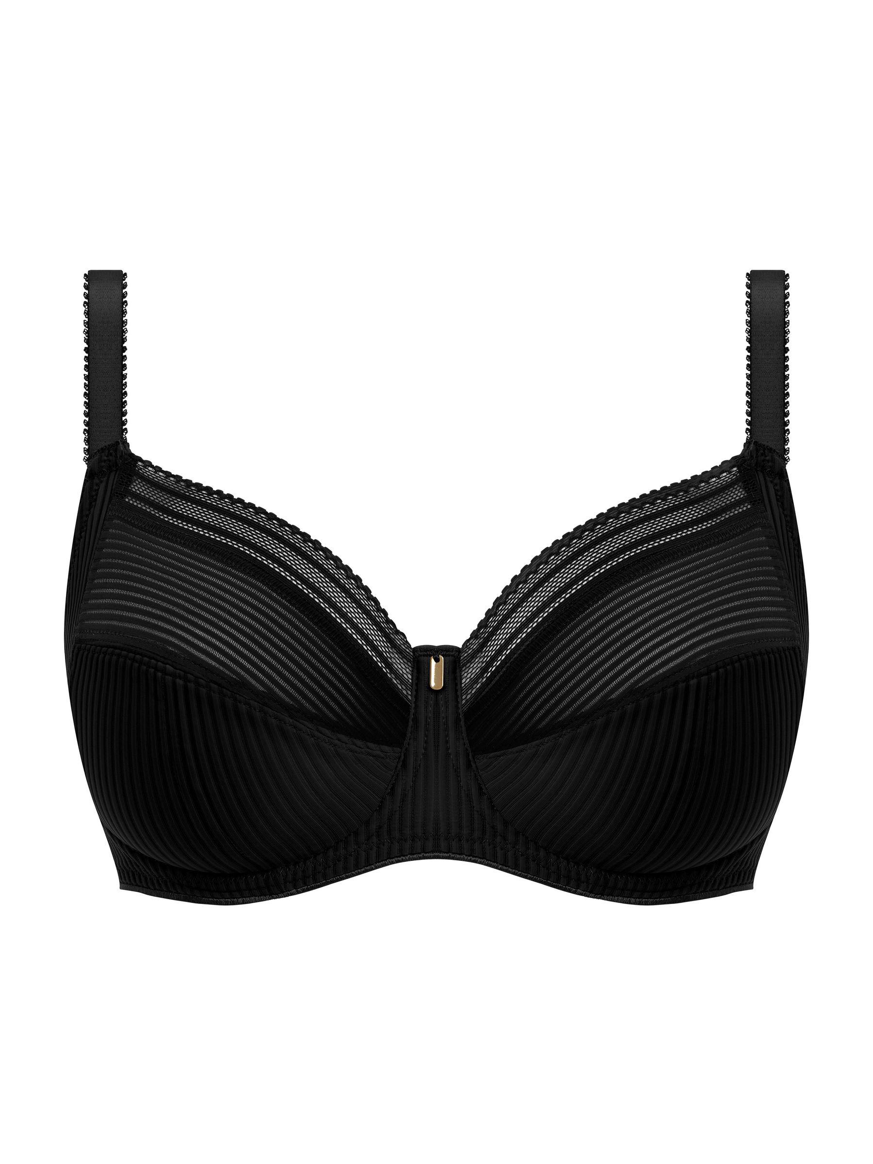 Buy Fantasie Black Full Cup Fusion Underwire Side Support Bra from the ...