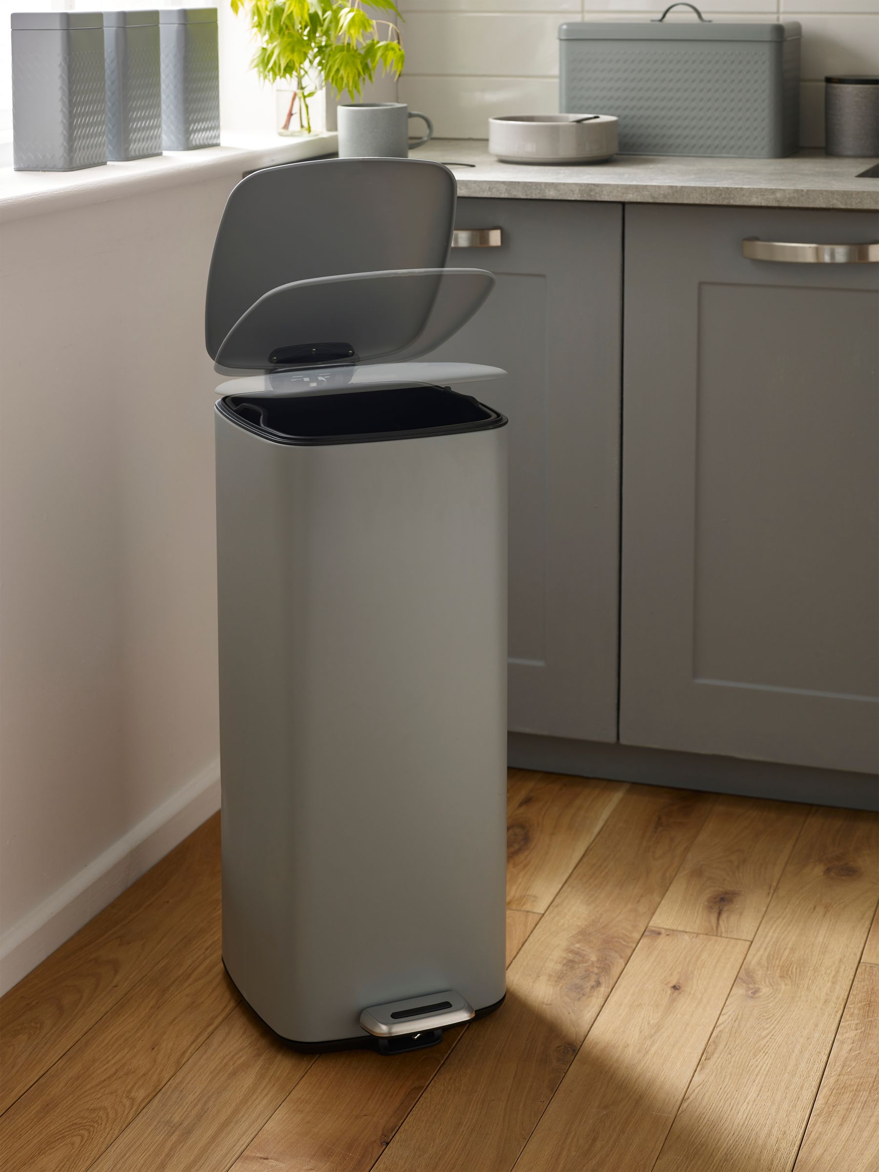 Buy Charcoal Grey 30L Soft Close Pedal Bin from the Next UK online shop