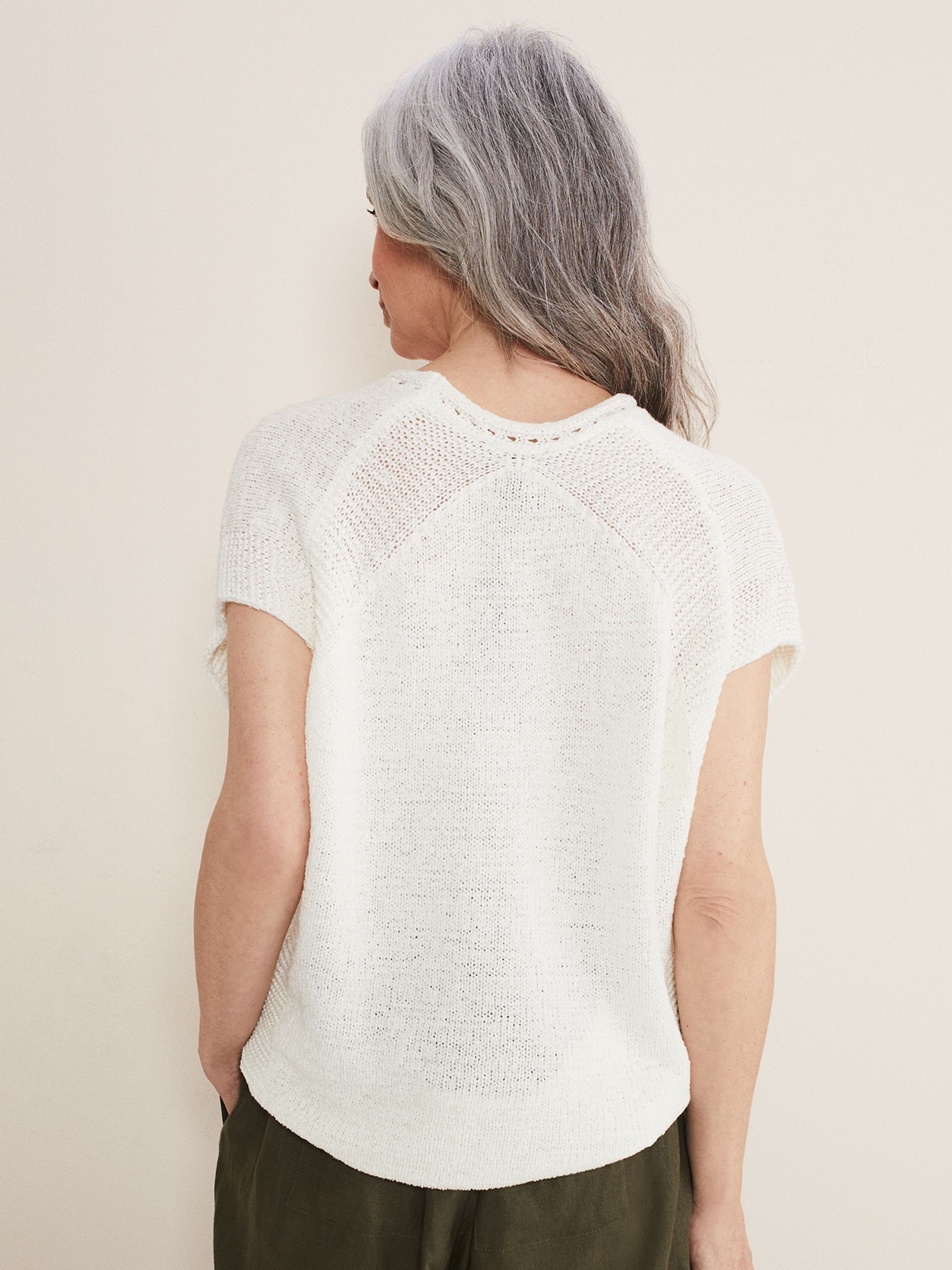 Buy Phase Eight White Textured Alana Knit Jumper from the Next UK ...