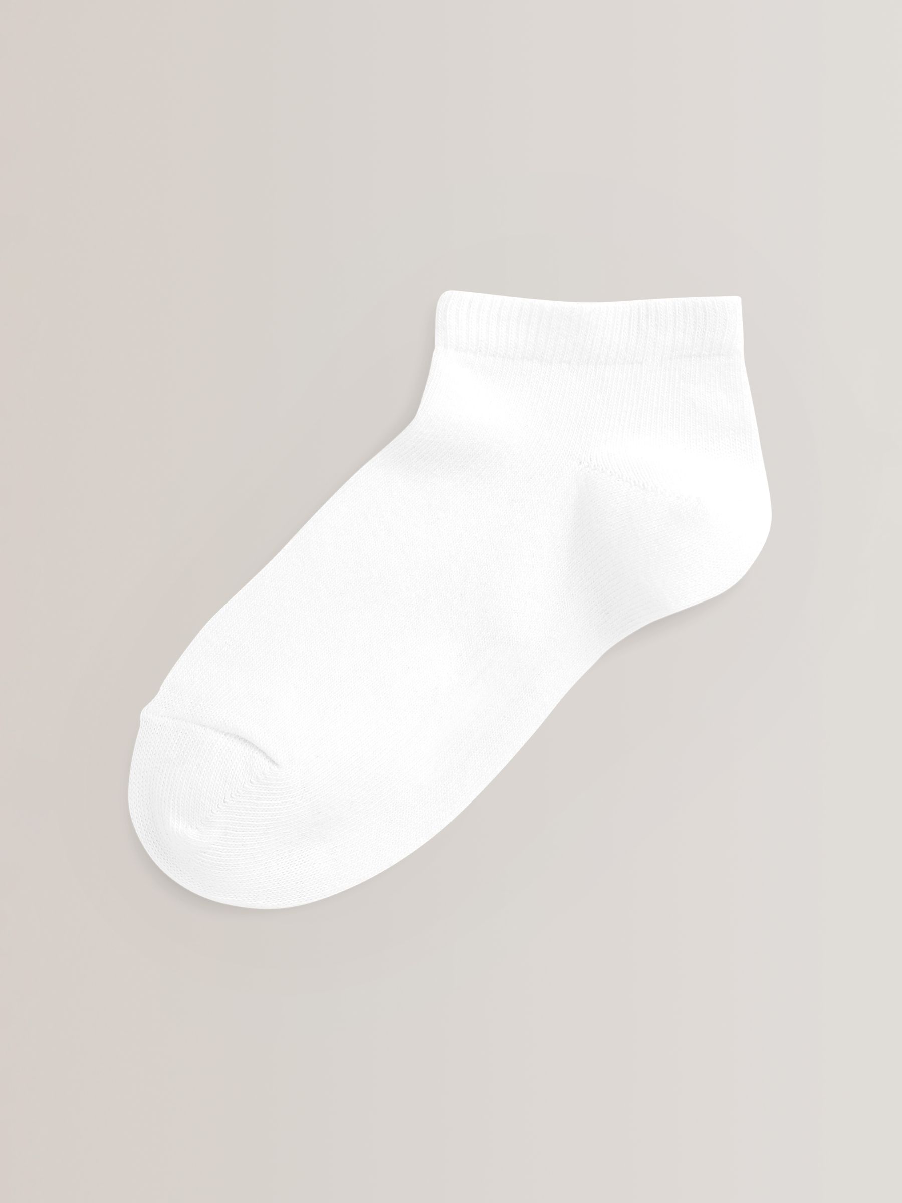 Buy White 7 Pack Cotton Rich Trainer Socks from Next Ireland
