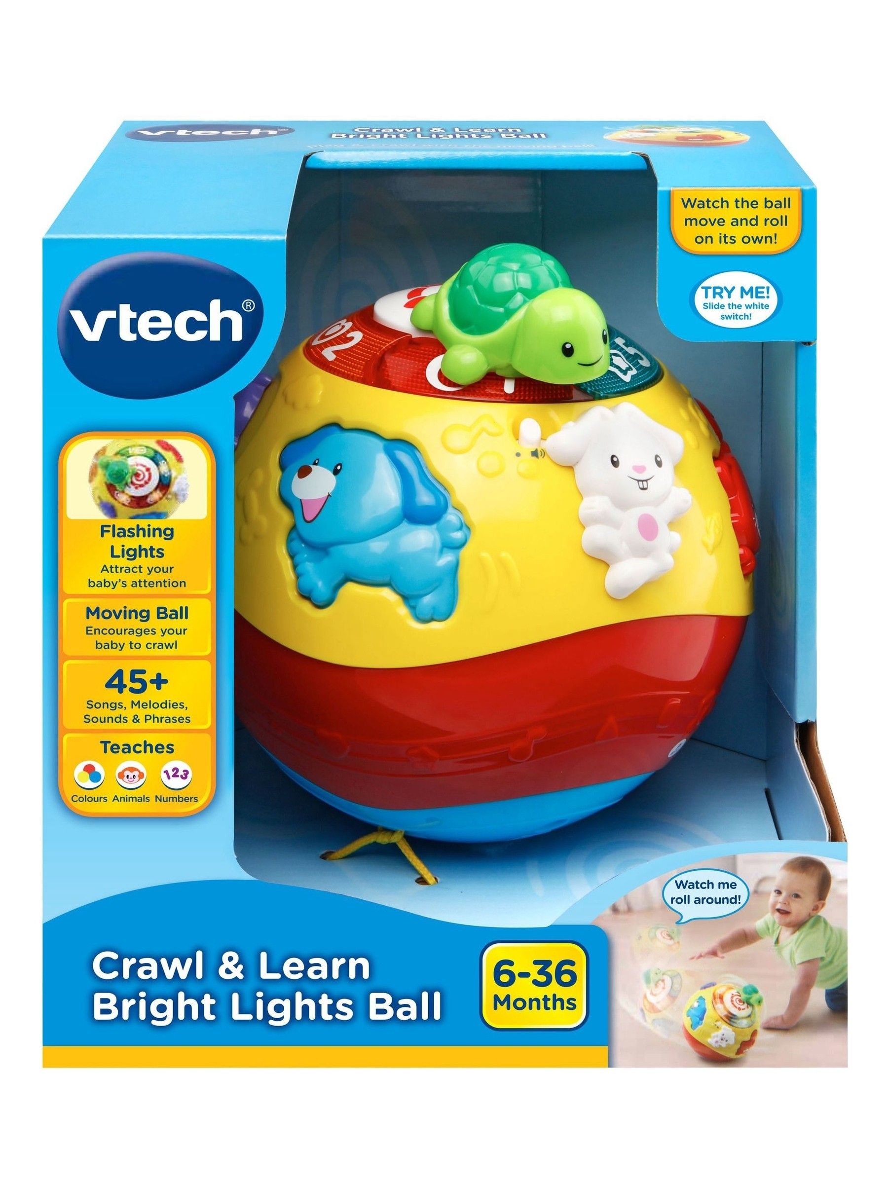 Vtech light and move learning ball store