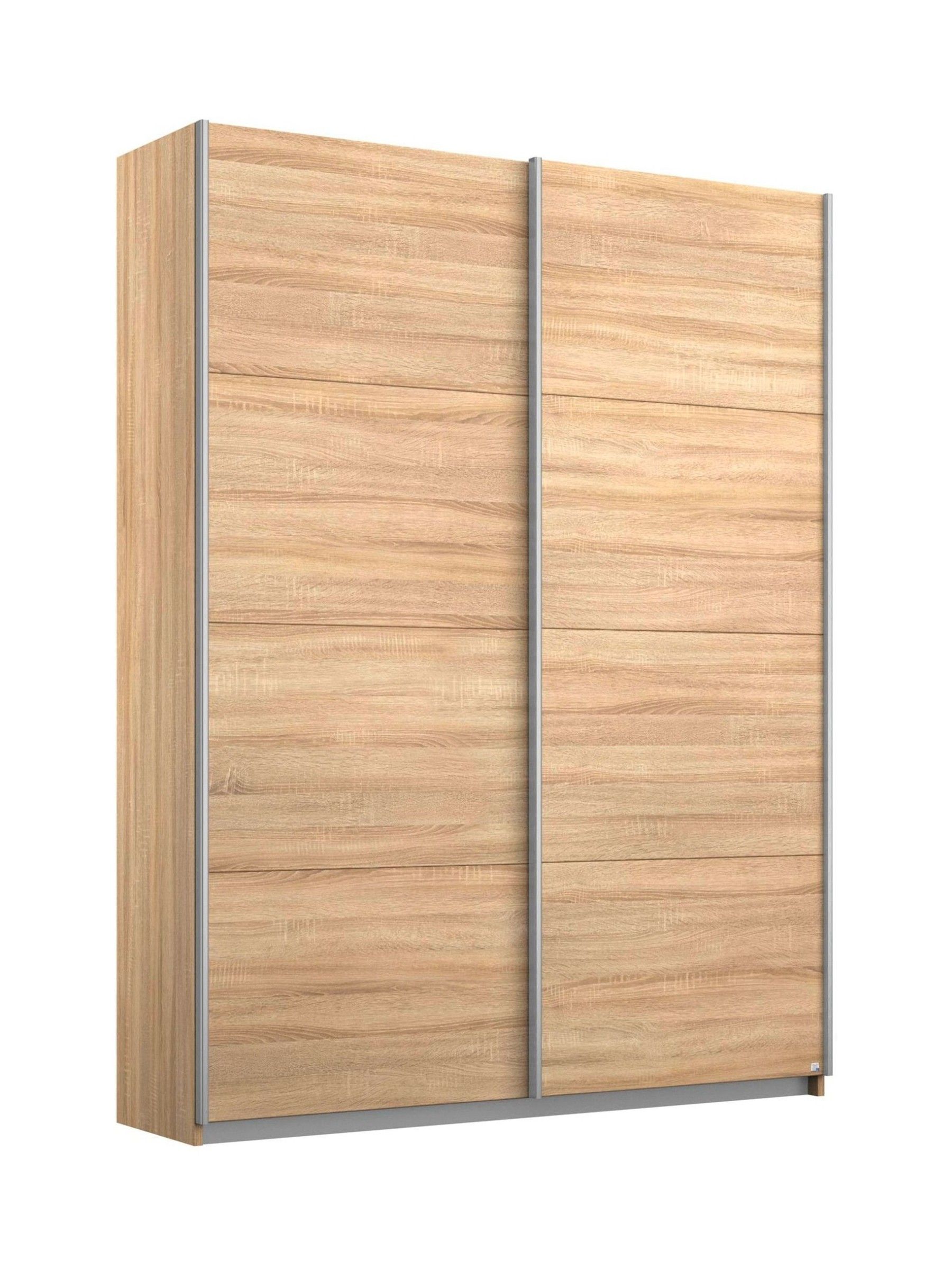 Buy Rauch Oak Cameron 1.3m Sliding Wood Semi Fitted Wardrobe from the ...