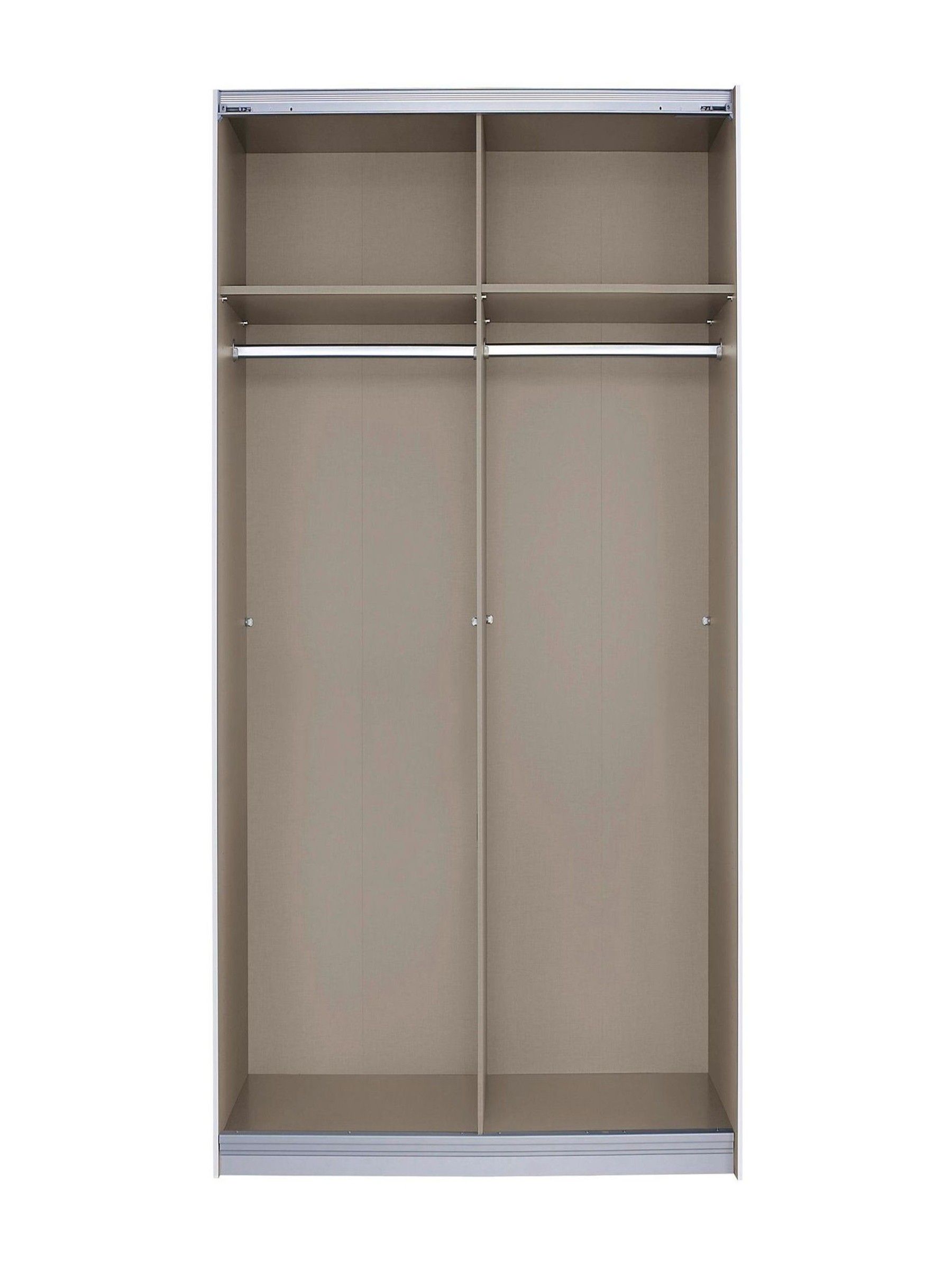 Buy Rauch Oak Cameron 1.3m Sliding Wood Semi Fitted Wardrobe from the ...
