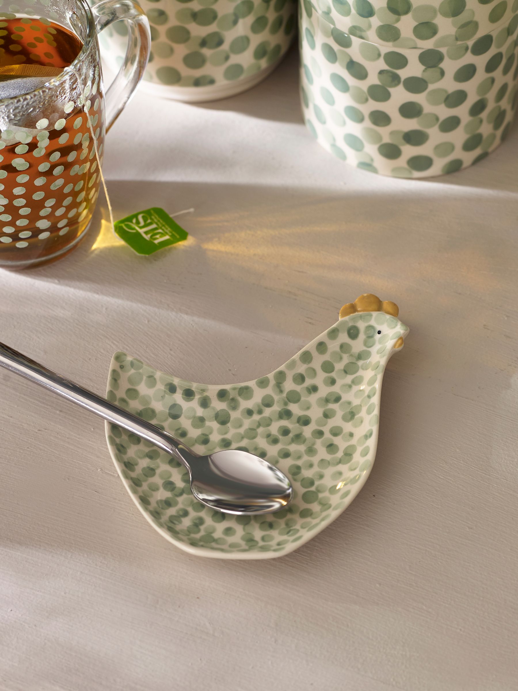 Buy Sage Green Chicken Spoon Rest from the Next UK online shop