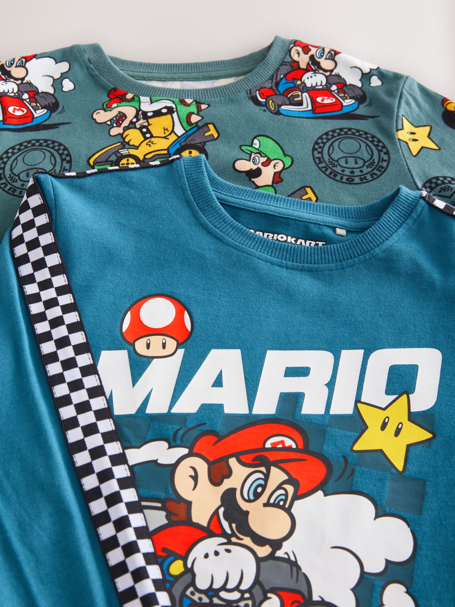 Buy Mario Kart Green/Blue Jogger Pyjamas 2 Pack (3-14yrs) from Next ...