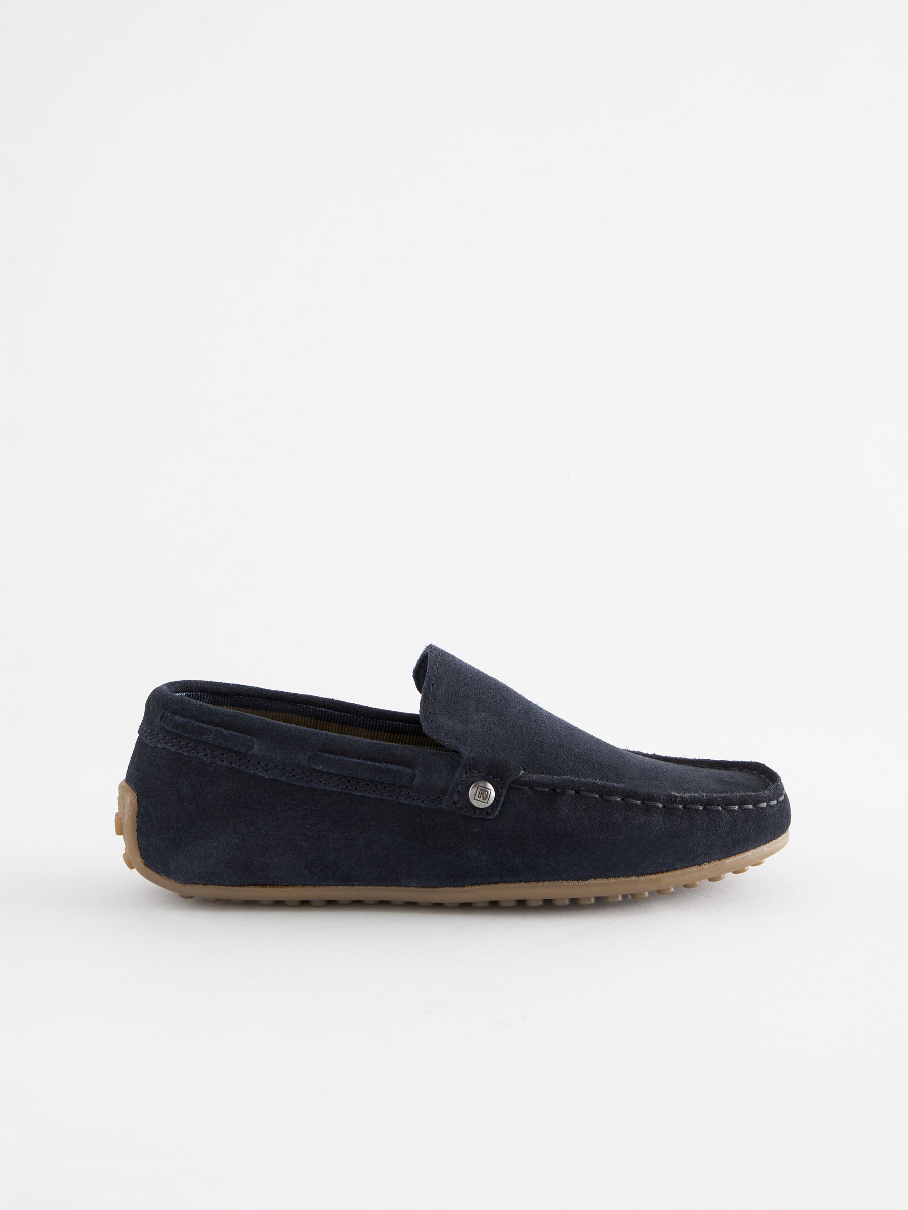 Buy Suede Navy Standard Fit (F) Loafers from the Next UK online shop