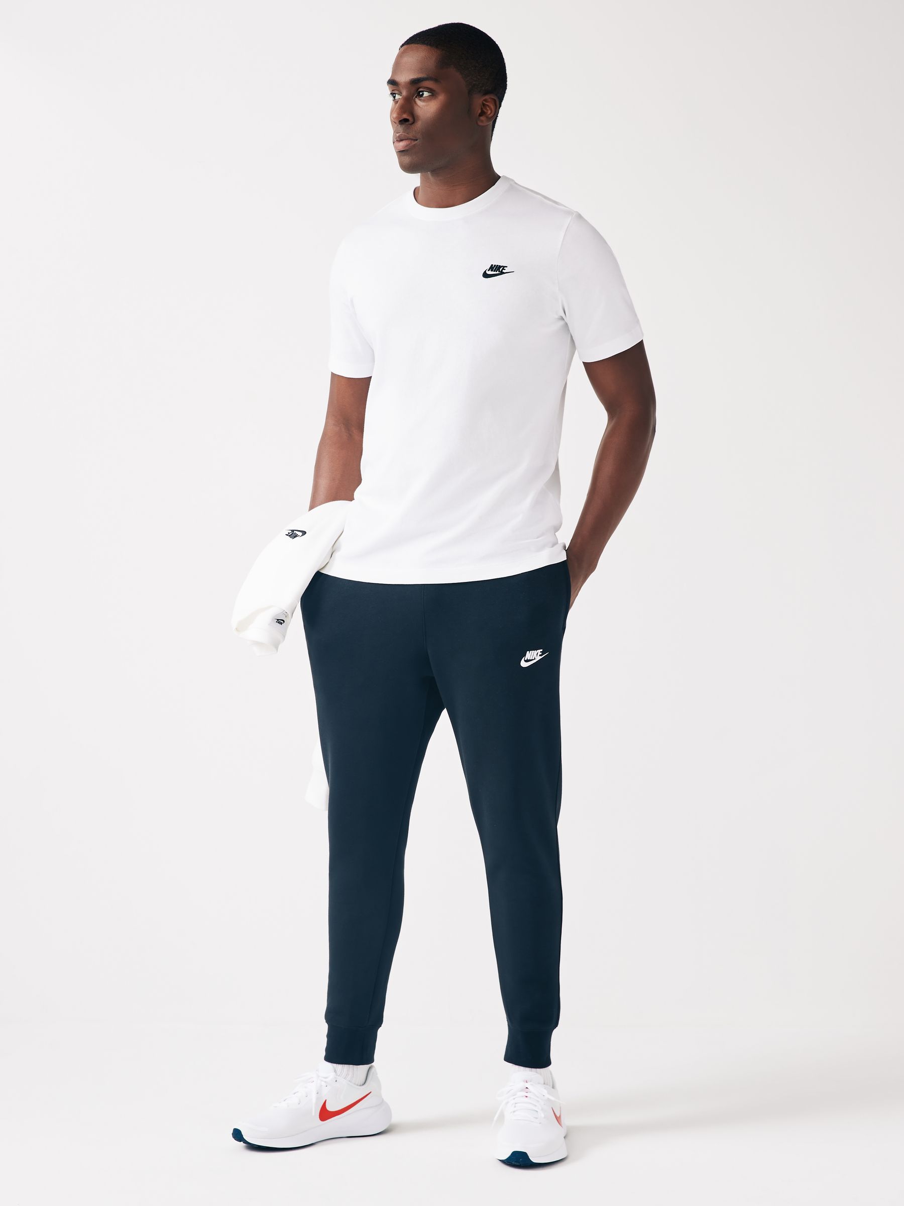 Buy Nike White Short Sleeve Club T-Shirt from the Next UK online shop