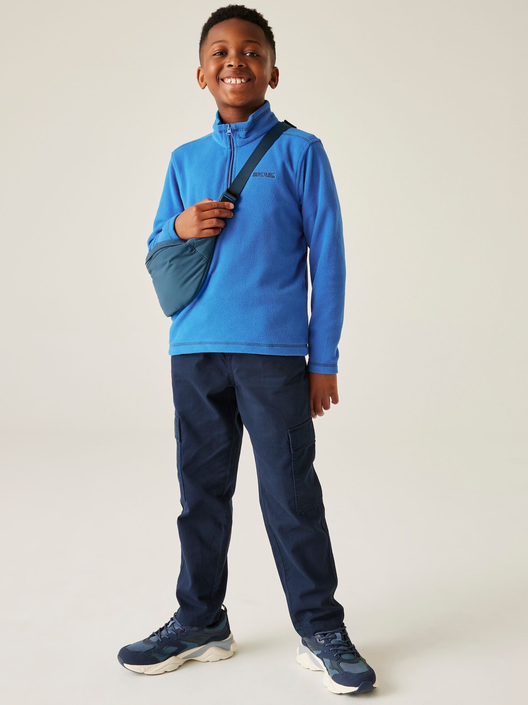 Buy Regatta Light Blue Hot Shot Half Zip Fleece from the Next UK online ...