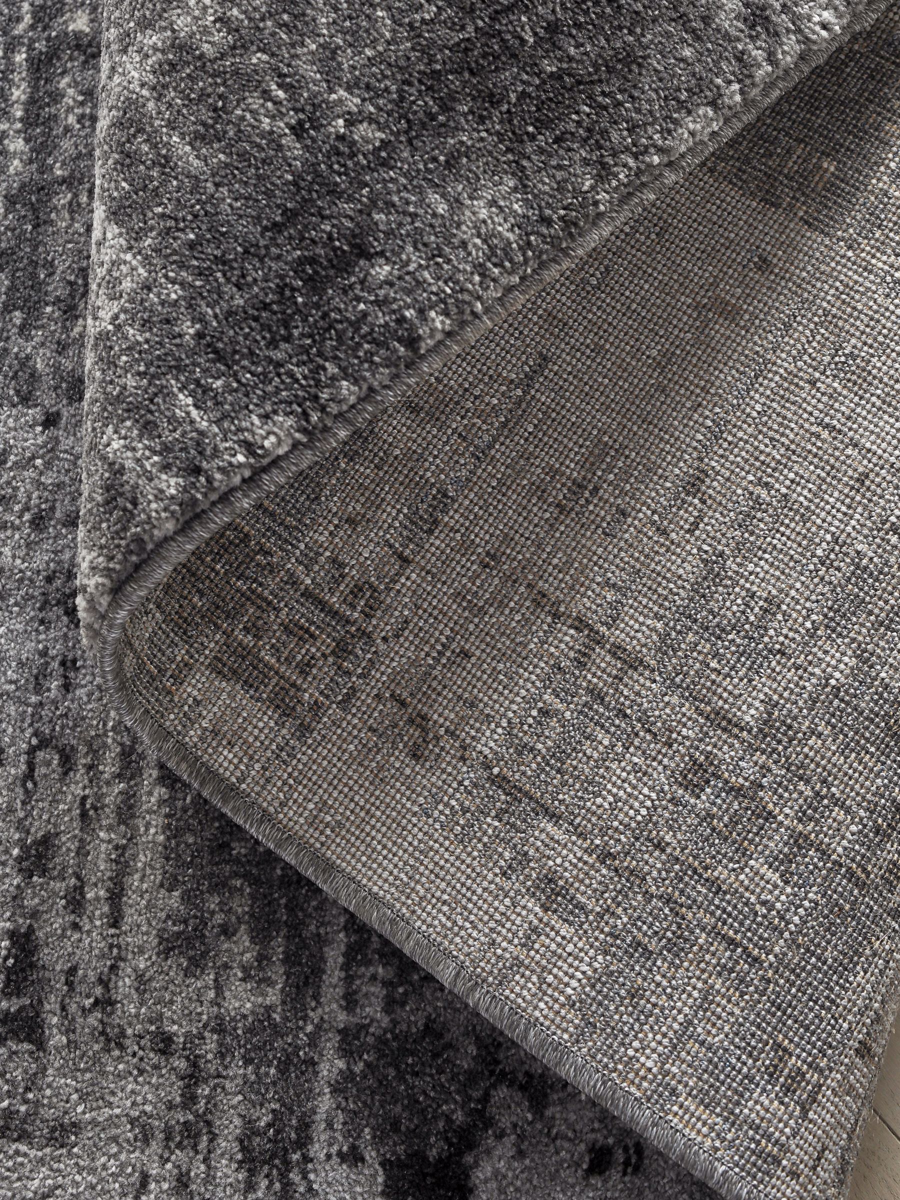Buy Grey Textured Border Rug from the Next UK online shop