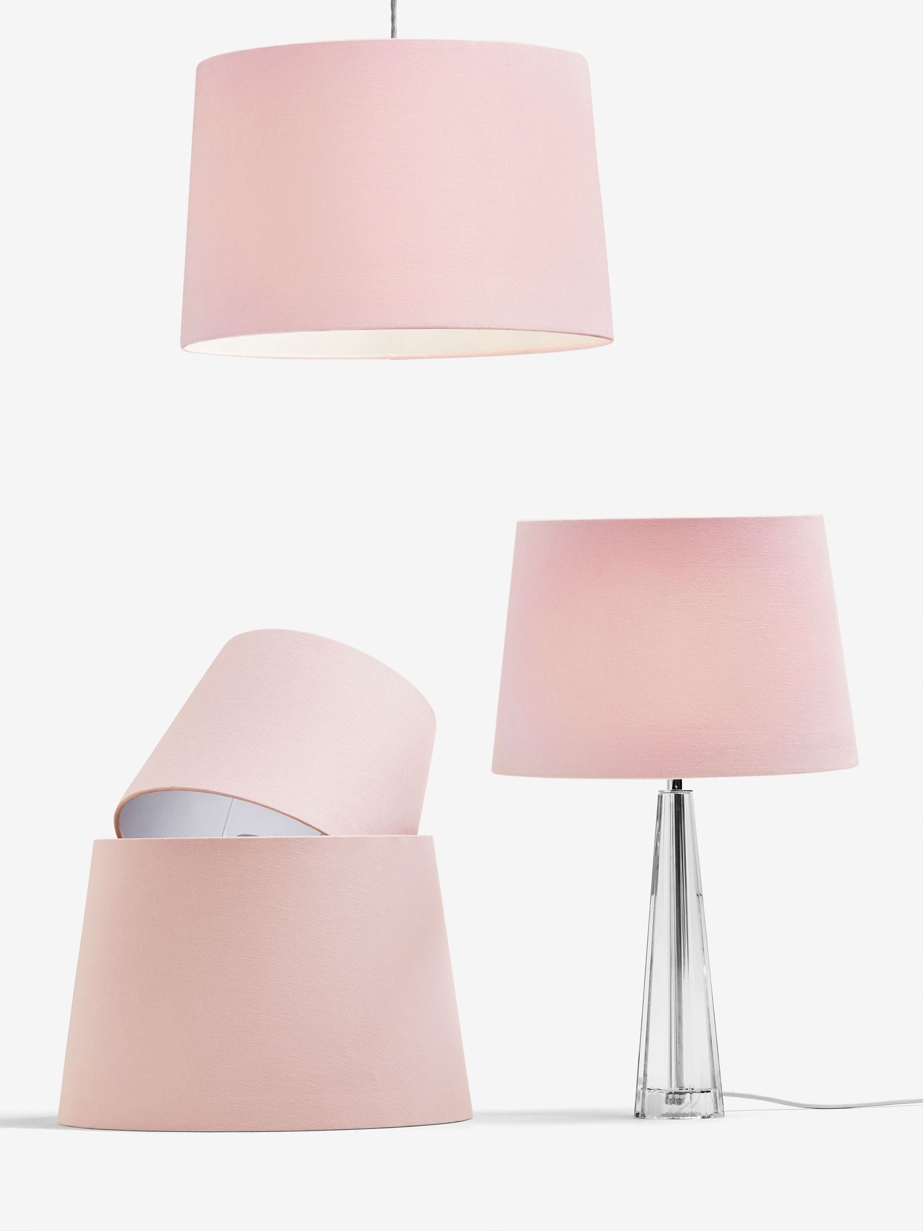 Buy Pink Lamp Shade Ceiling Light from Next Ireland