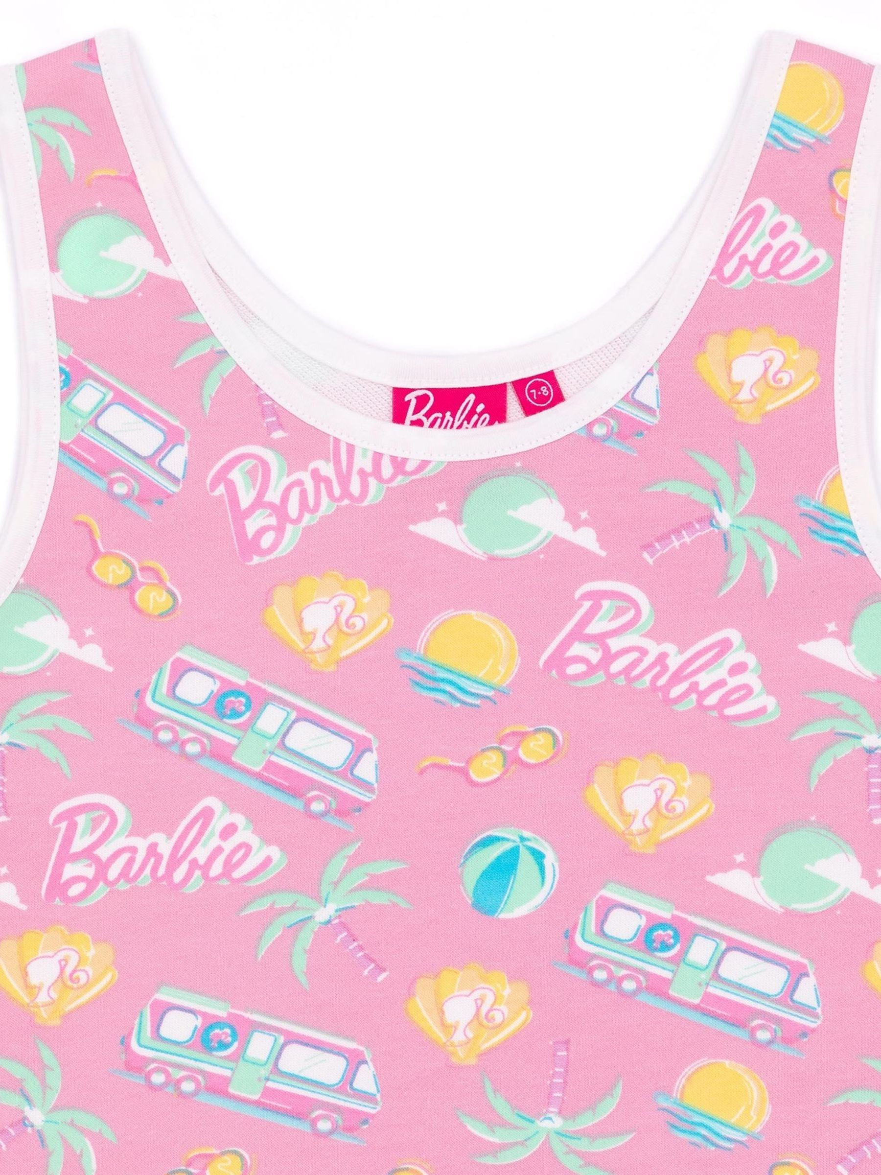 Buy Vanilla Underground Pink Barbie Girls Top & Short 2 Piece Set from ...