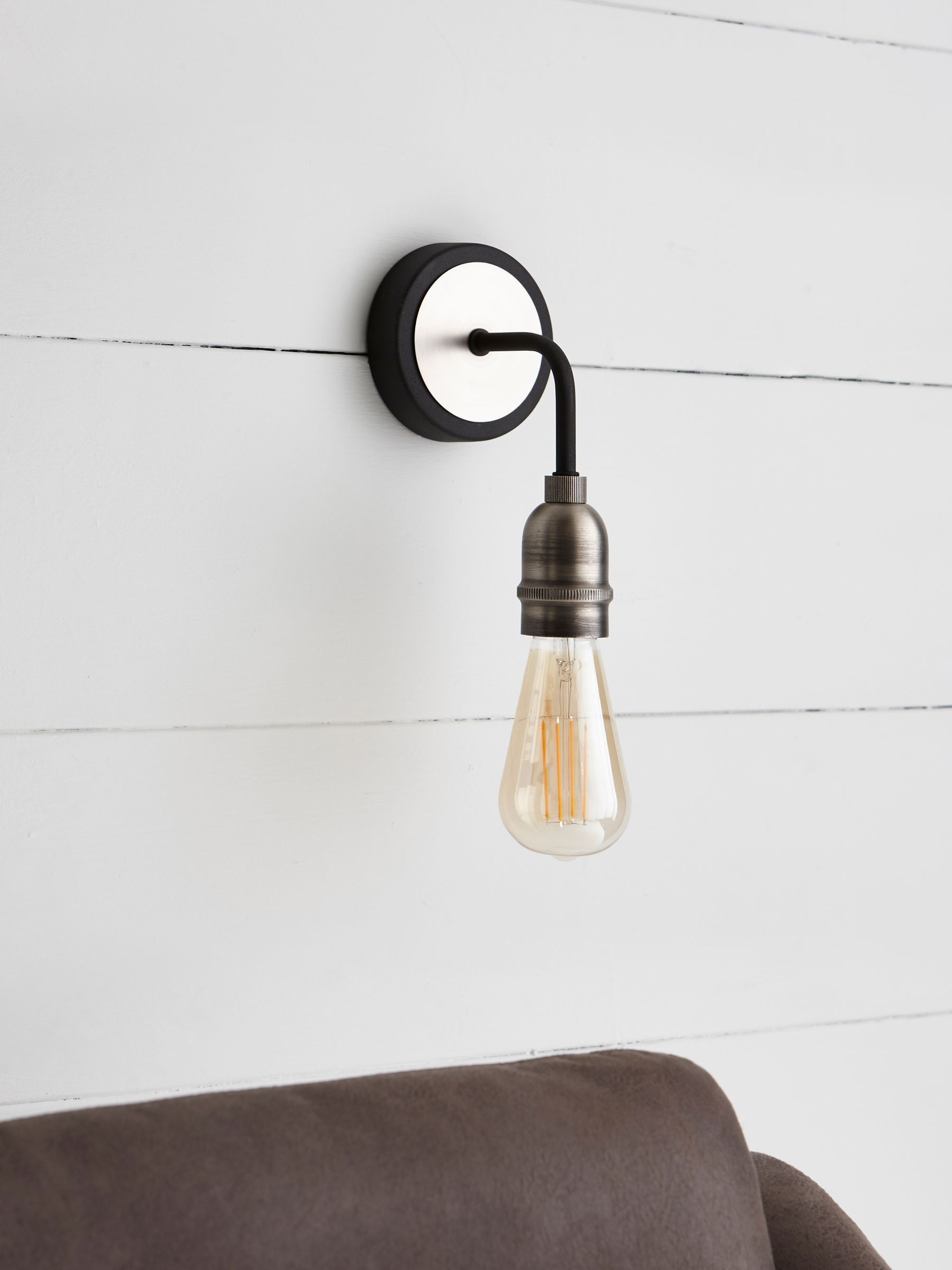 Buy Black Brooklyn Wall Light from the Next UK online shop
