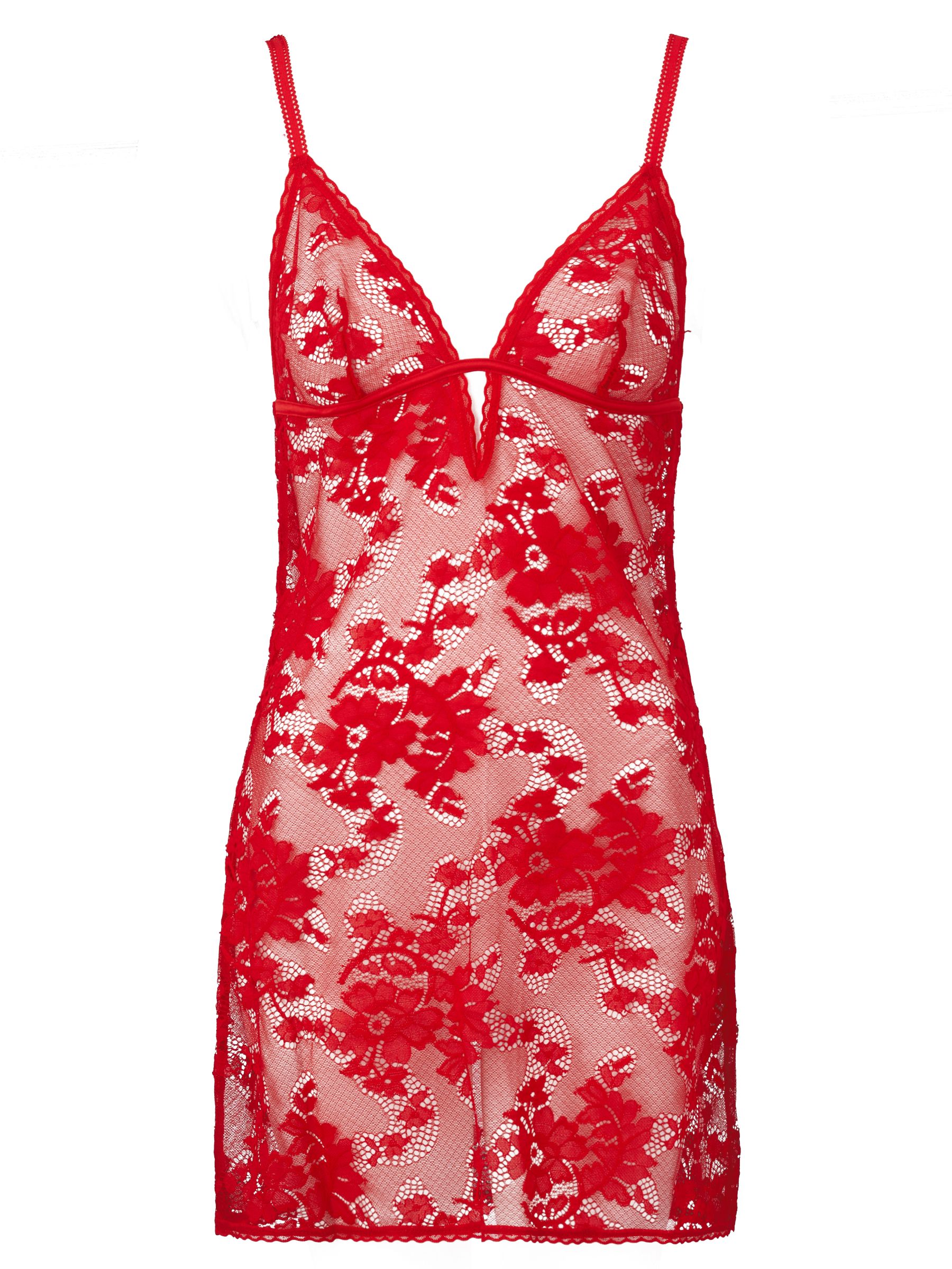 Buy Ann Summers Red Enlightening Lace Chemise Nightie from the Next UK ...