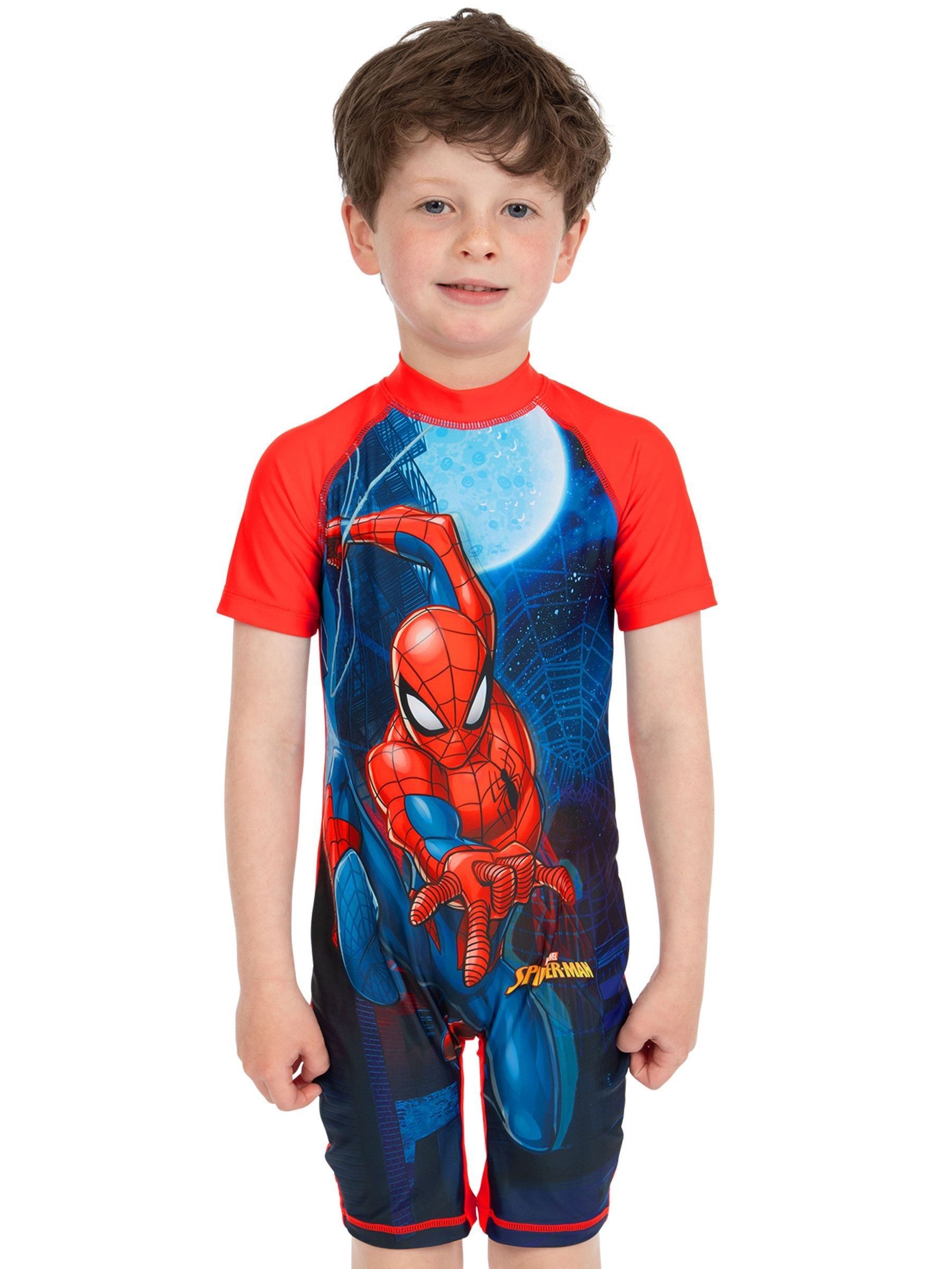 Buy Character Blue Spider-Man Swim Wetsuit from the Next UK online shop