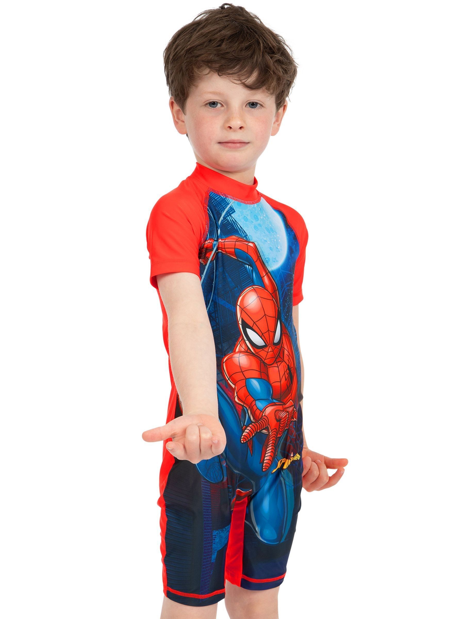 Buy Character Blue Spider-Man Swim Wetsuit from the Next UK online shop