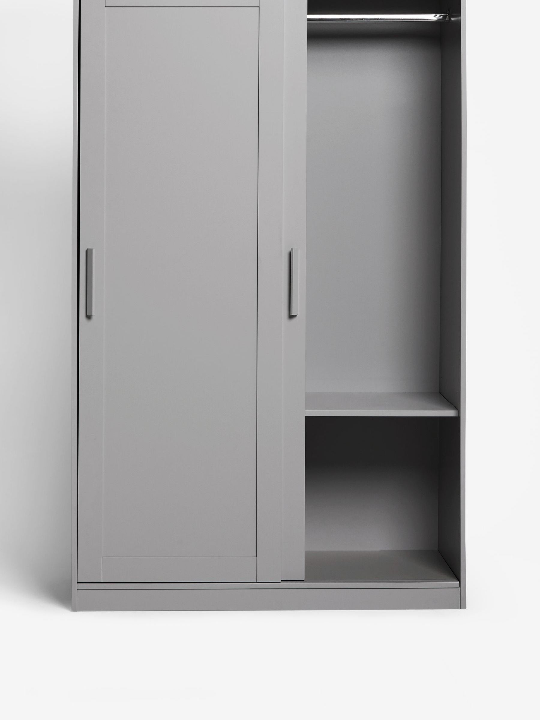 Buy Grey Flynn 1.2m Sliding Wardrobe from the Next UK online shop