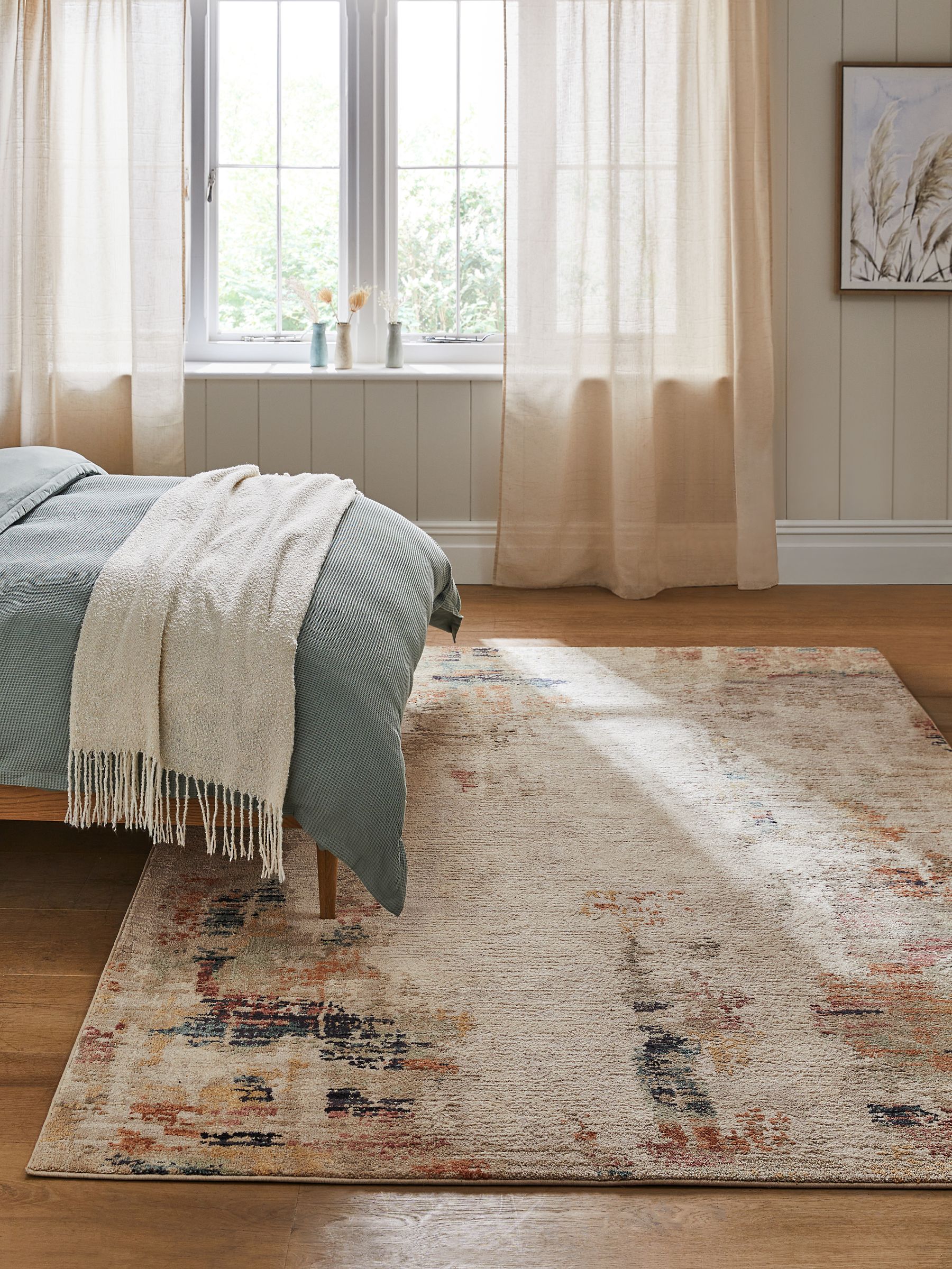 Buy Multi Natural Kila Abstract Rug from the Next UK online shop