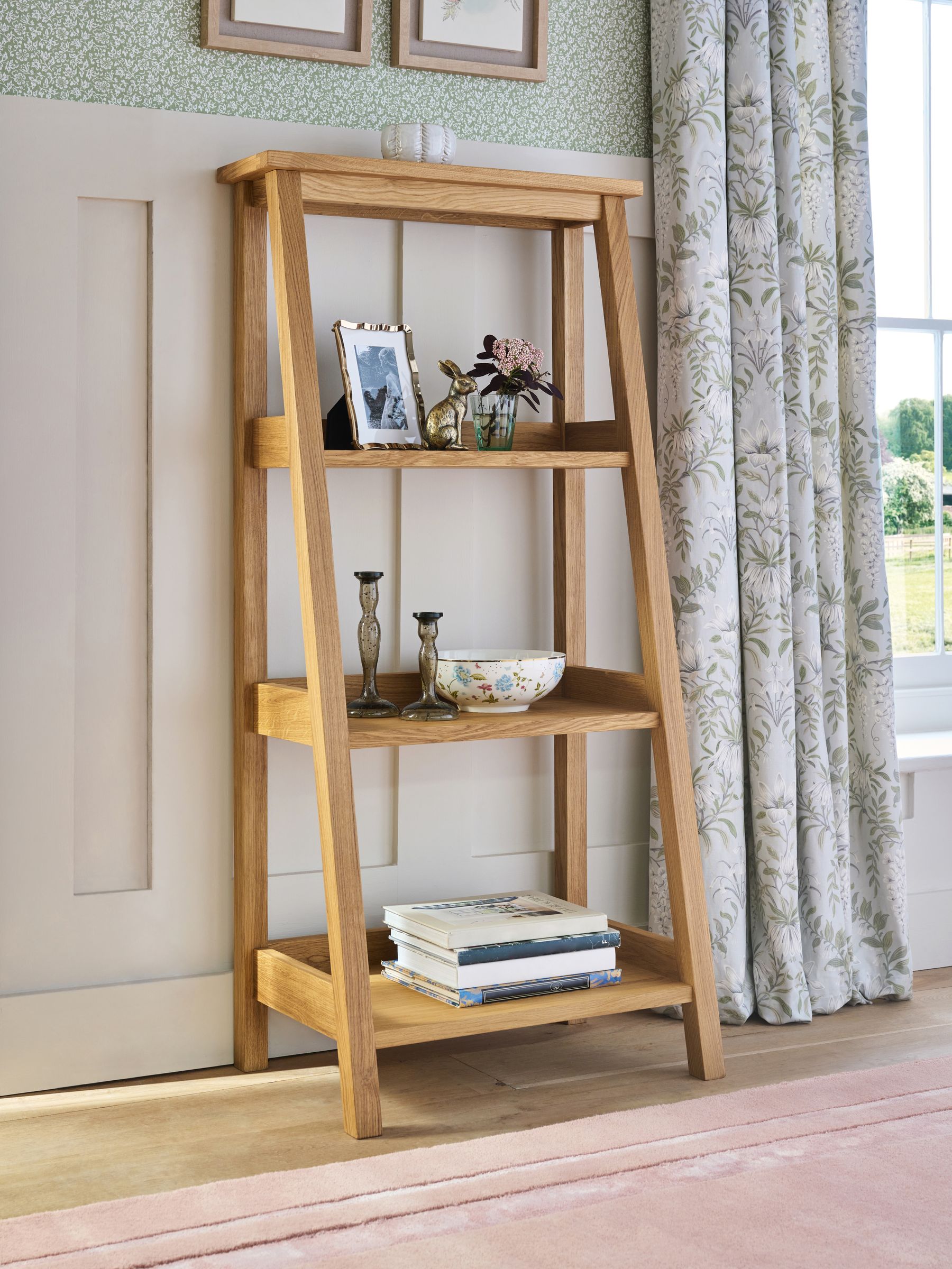 Buy Laura Ashley Oak Milton Low Ladder Storage Unit from Next Ireland