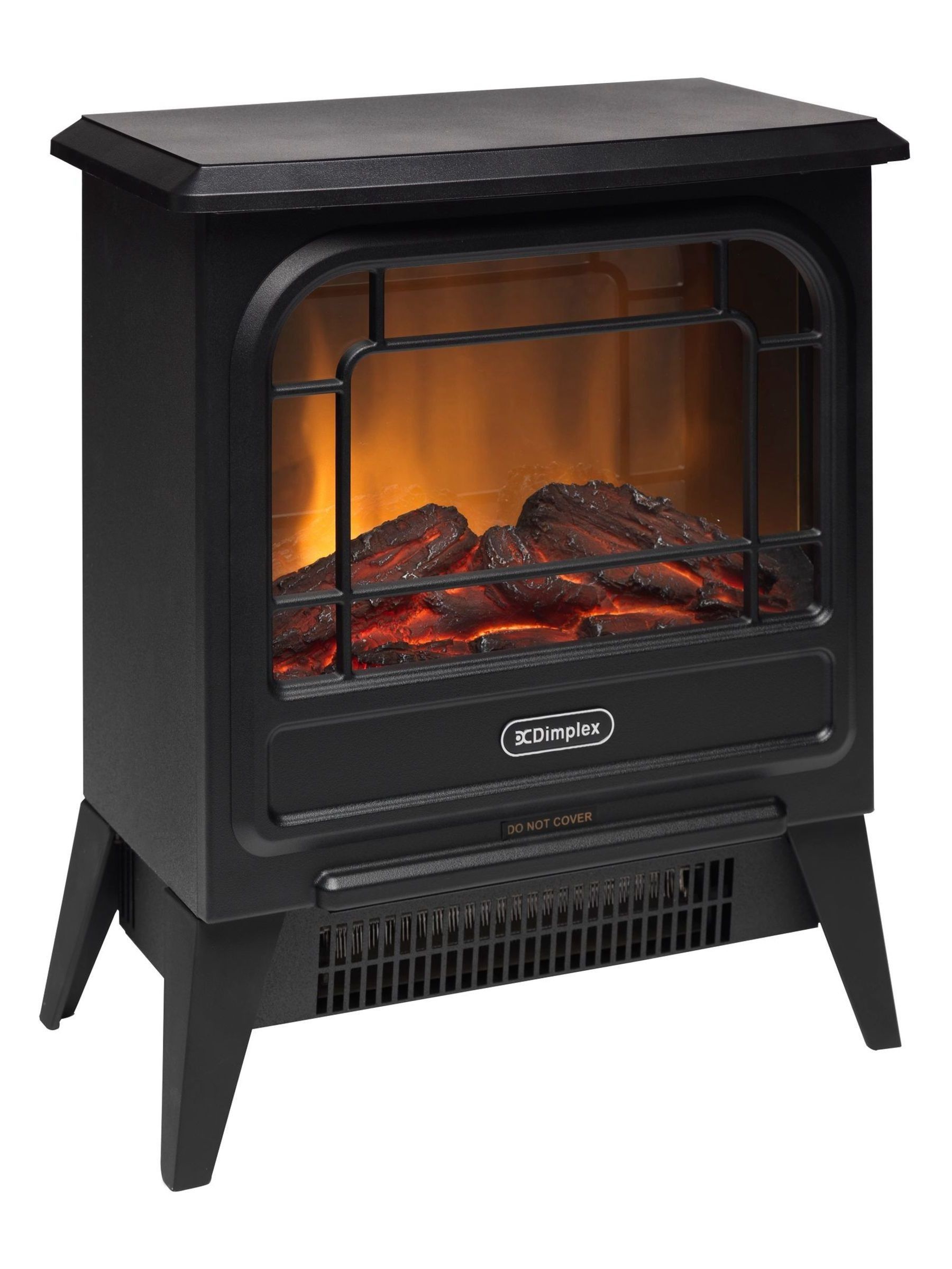 Buy Dimplex Black Electric Optiflame MicroStove Fireplace from the Next ...
