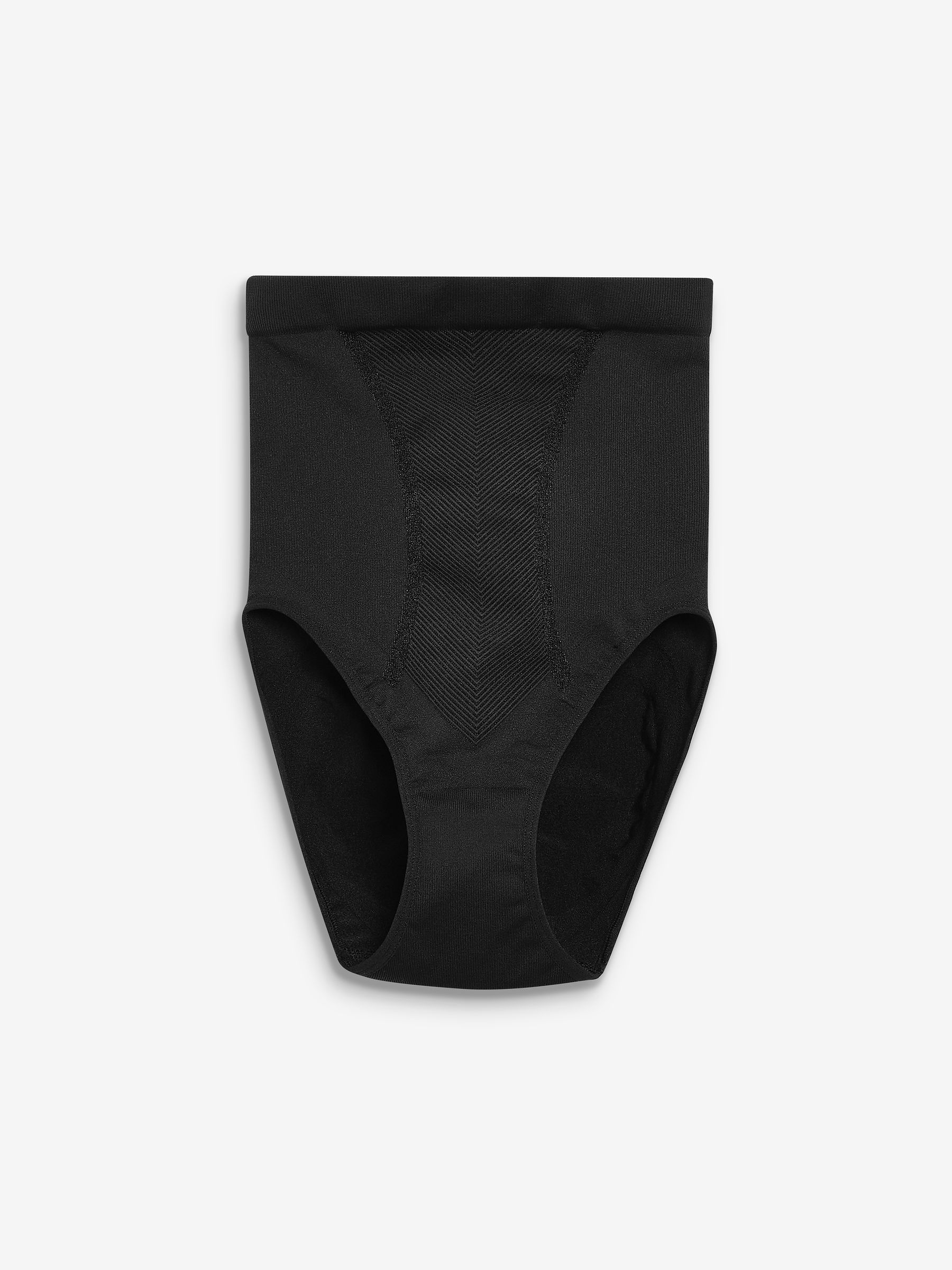 Buy Black High Waist Brief Seamless Firm Tummy Control Shaping Briefs ...