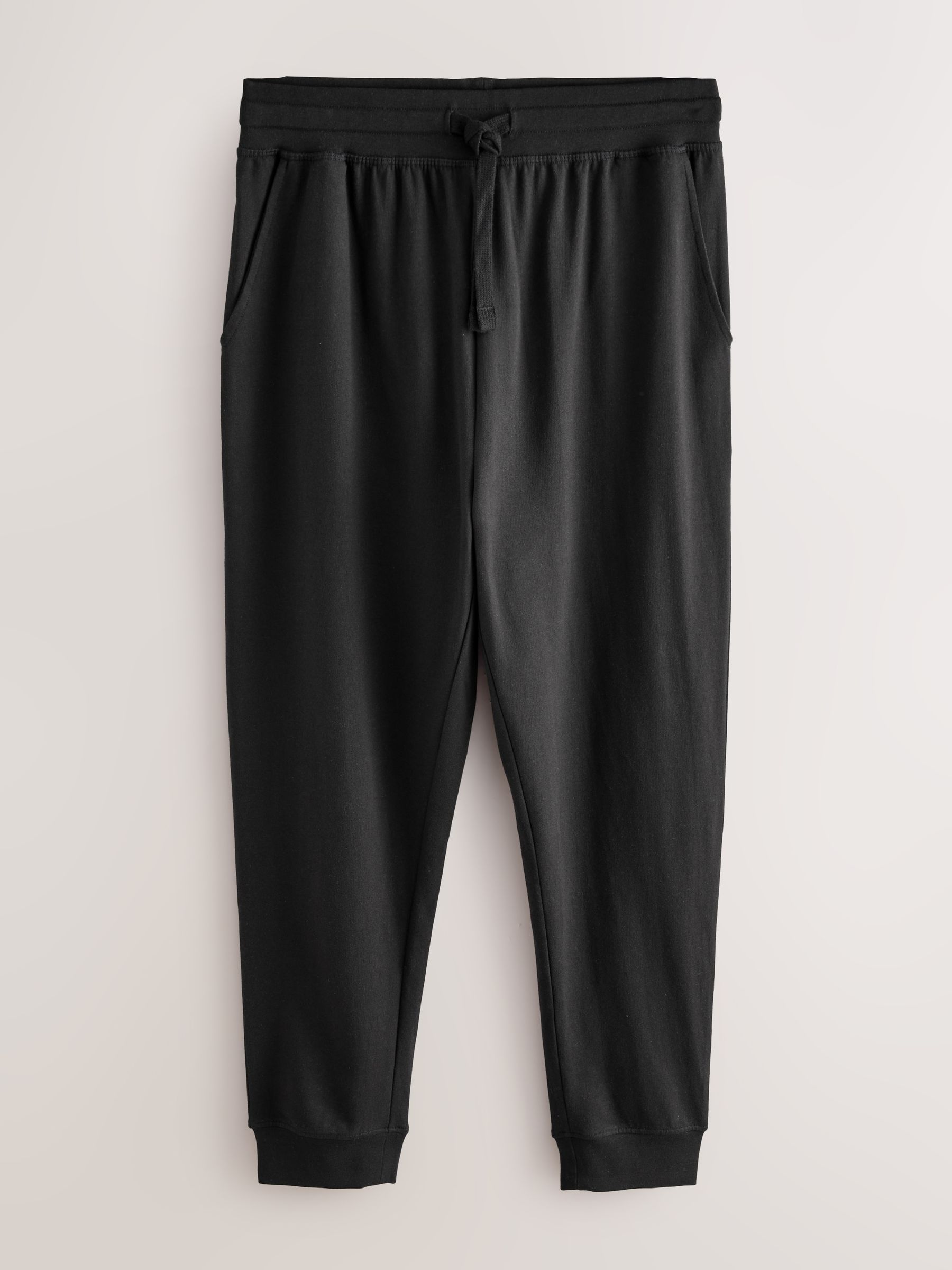 Buy Black/Navy Cuffed Loopback Open Joggers 2 Pack from the Next UK ...