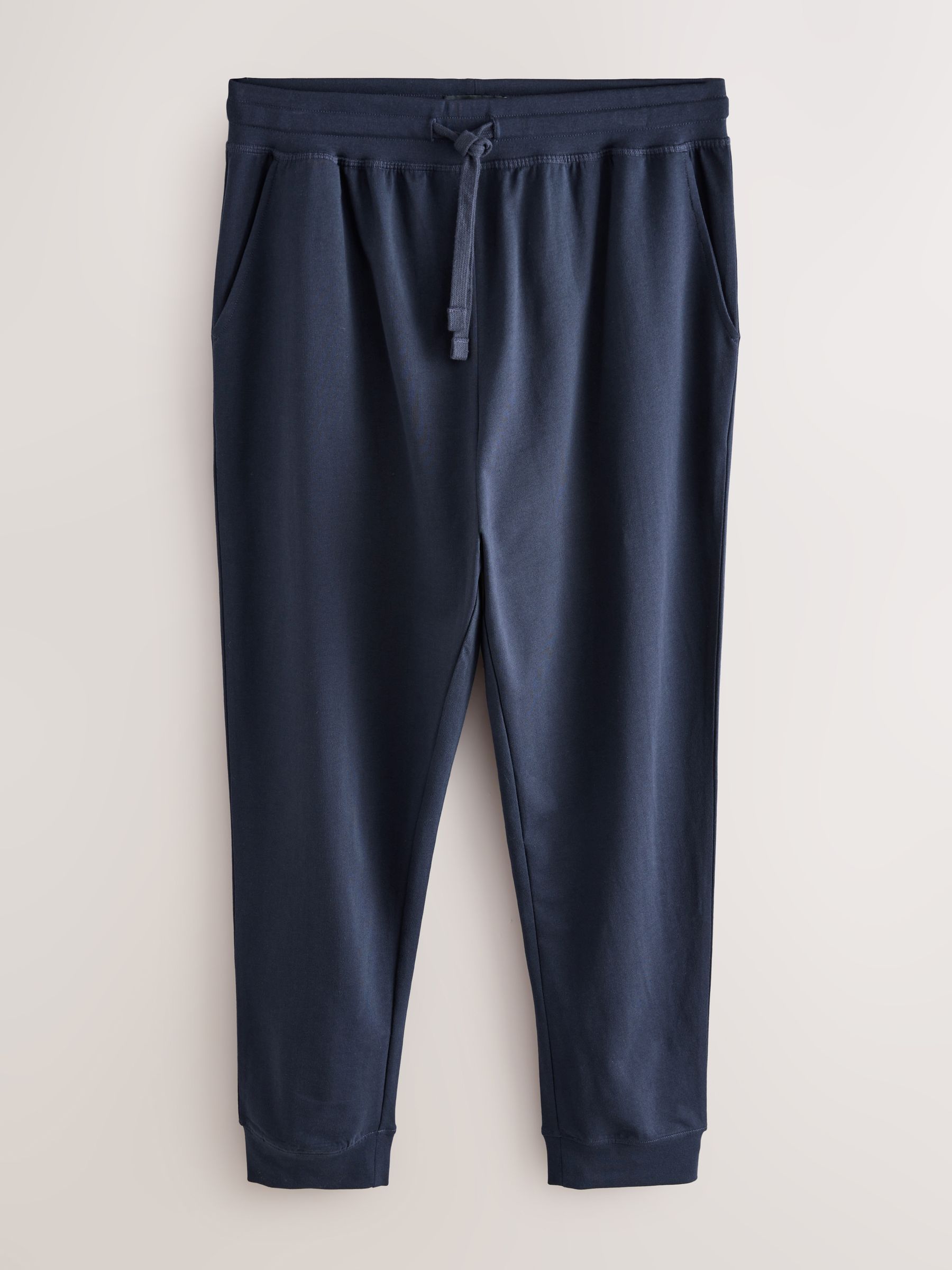Buy Black/Navy Cuffed Loopback Open Joggers 2 Pack from the Next UK ...