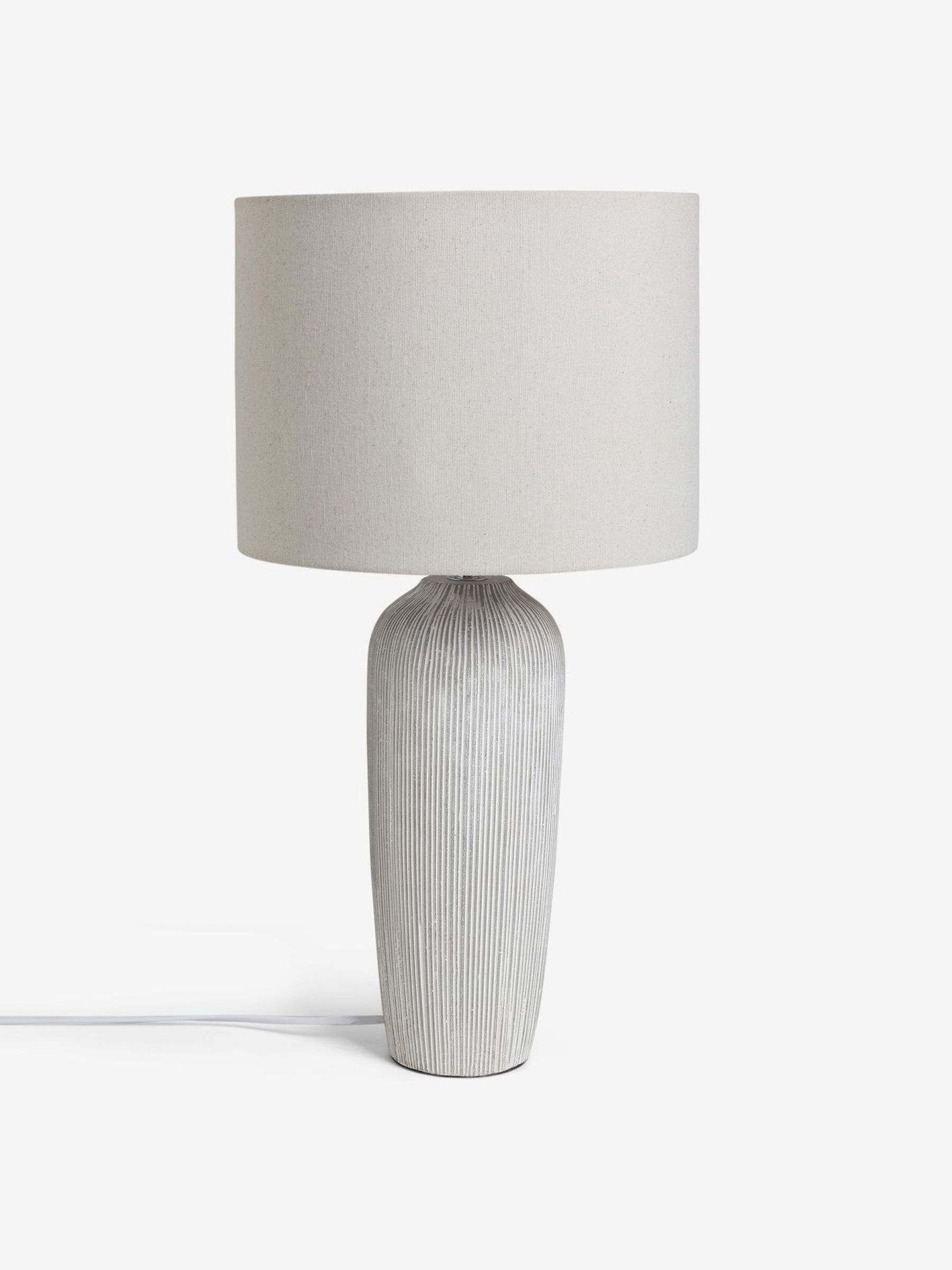 Buy Grey Fairford Extra Large Table Lamp from the Next UK online shop