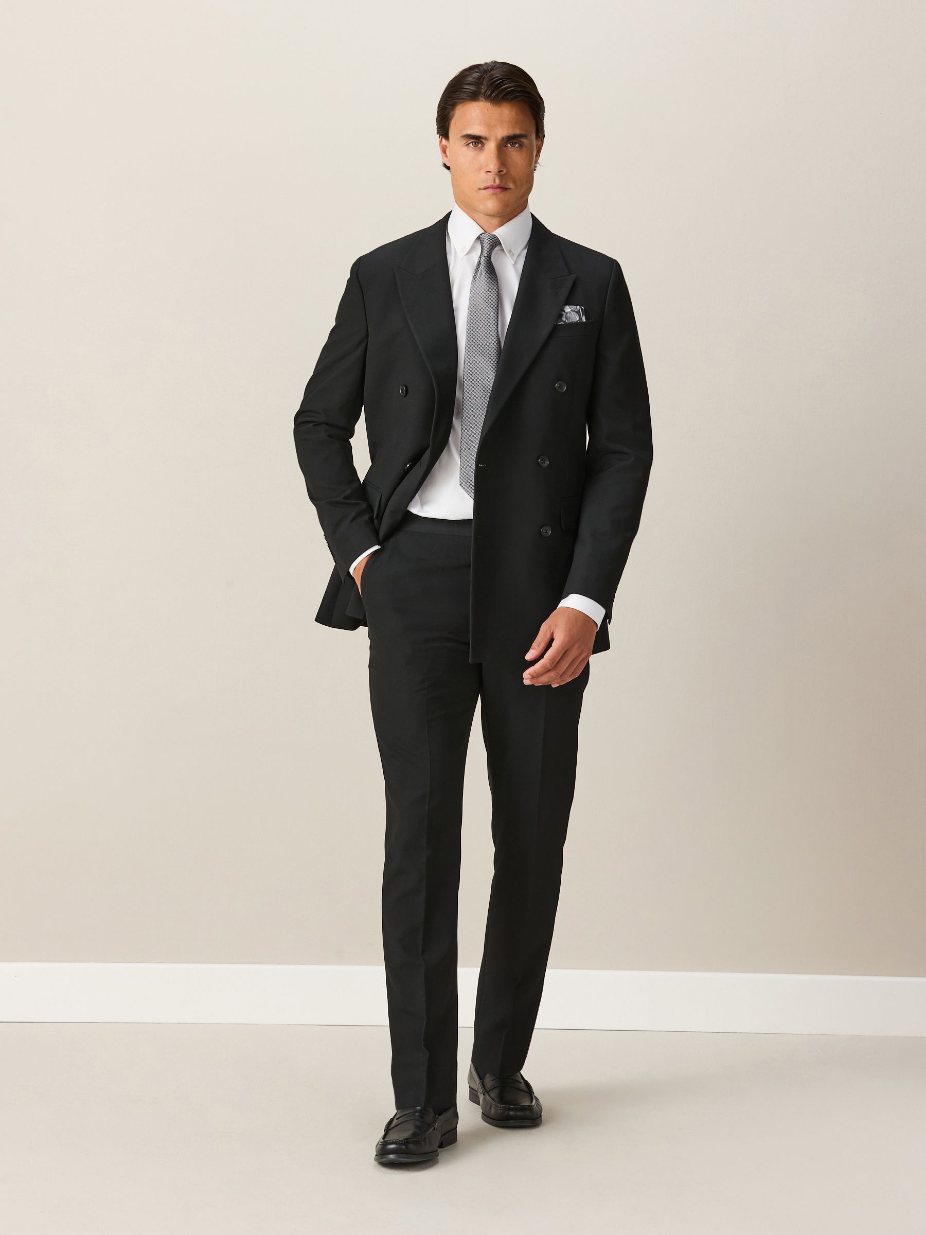Buy Black Slim Fit Suit Trousers With Side Adjuster from Next USA
