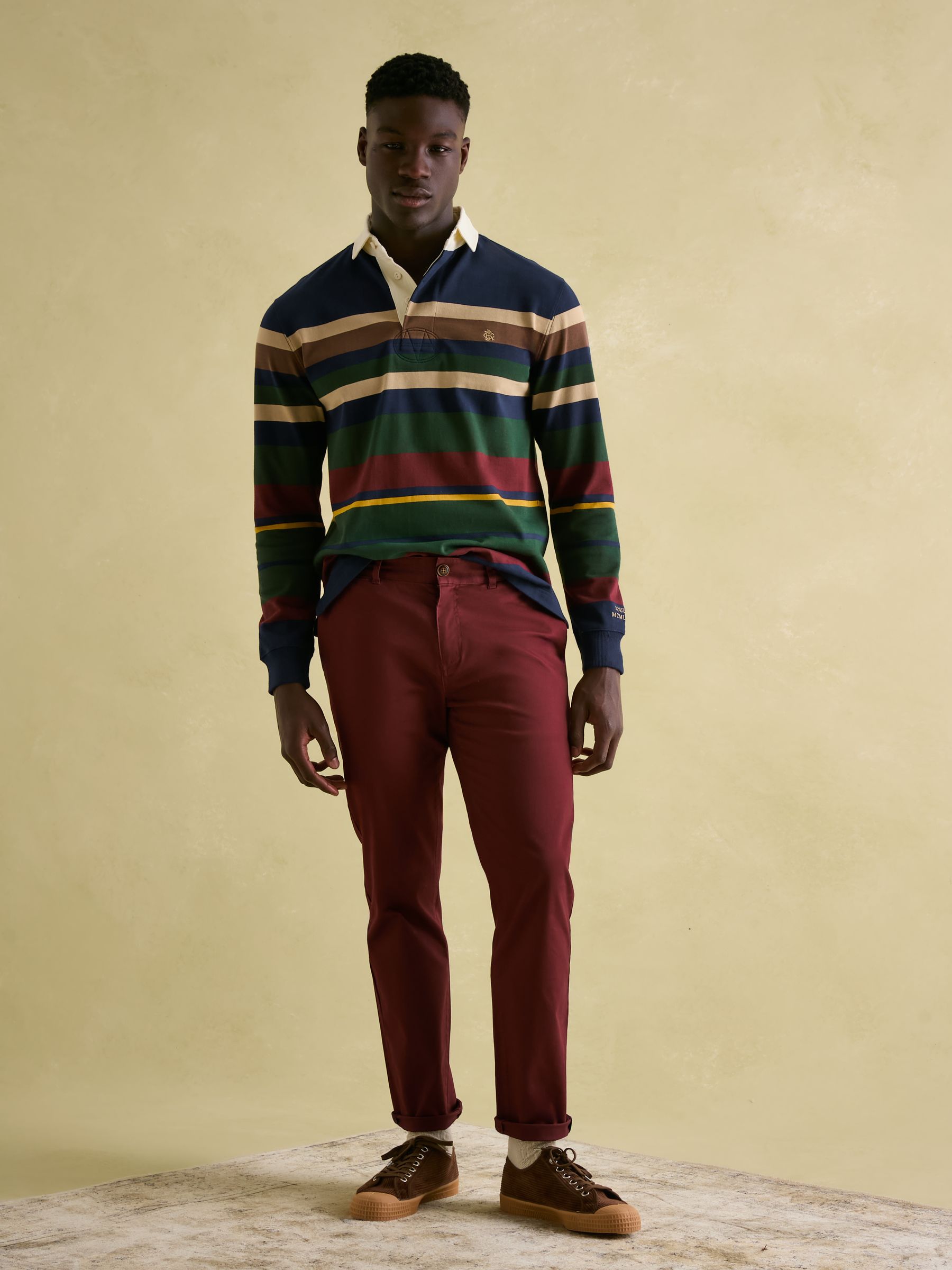 Buy Joules Onside Multi Striped Rugby Shirt from the Next UK online shop